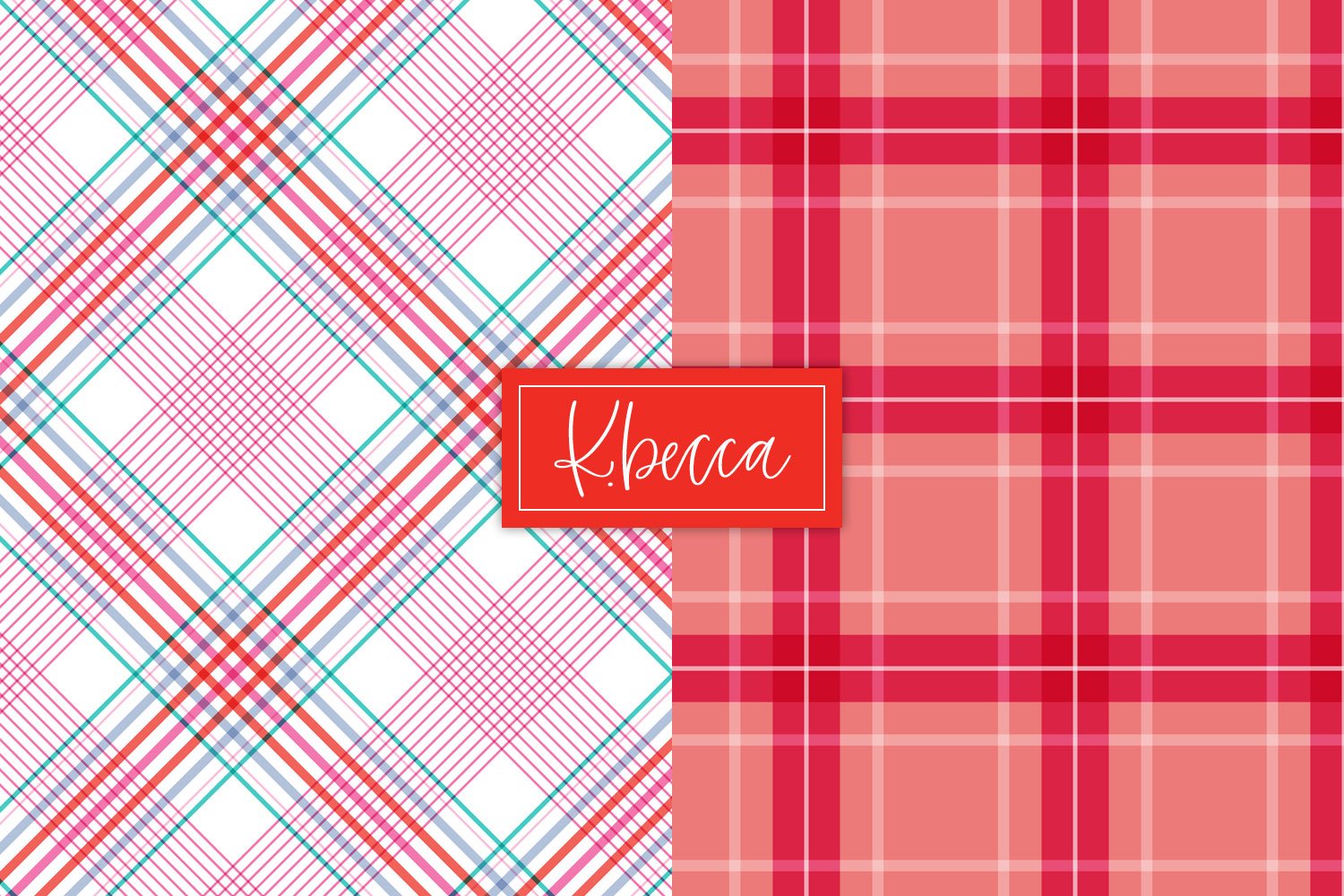 Red & Pink Valentine Plaid Background Patterns Seamless (418005 ...