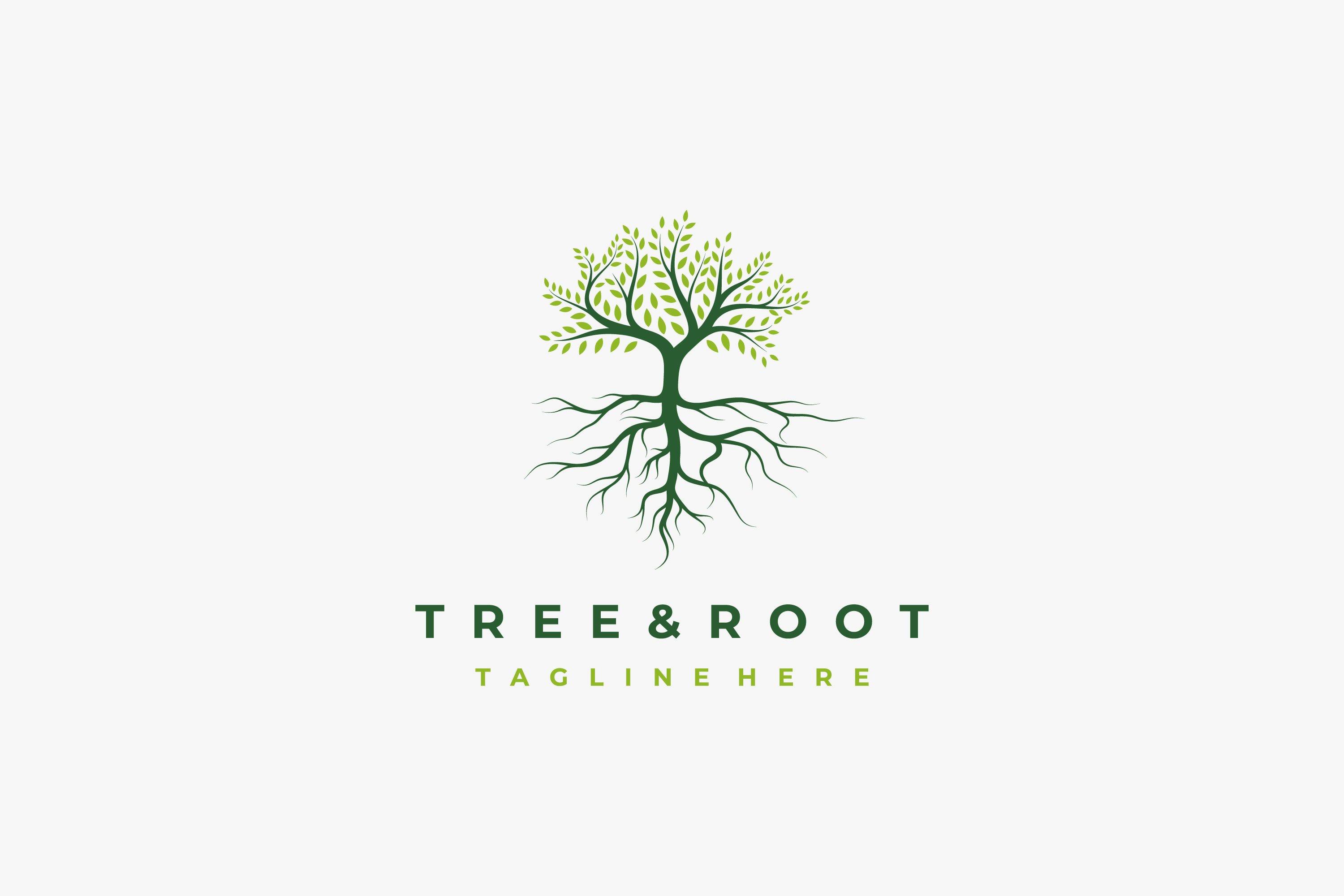 Vibrant Tree and Root Logo Design vector illustration (1333441) | Logos ...