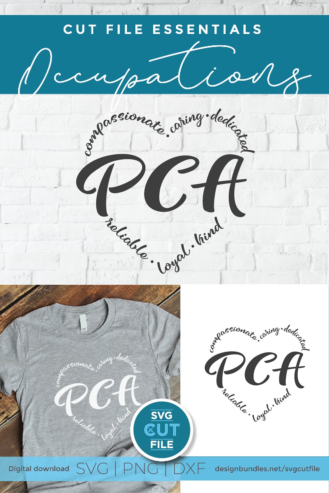PCA svg, a personal care attendant svg for caregivers (1229730) | Cut ...