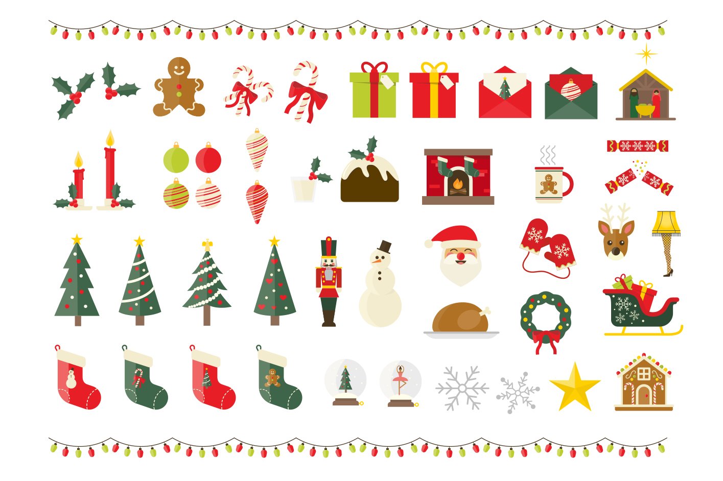 Noel Holiday Icon Collection (175272) | Icons | Design Bundles