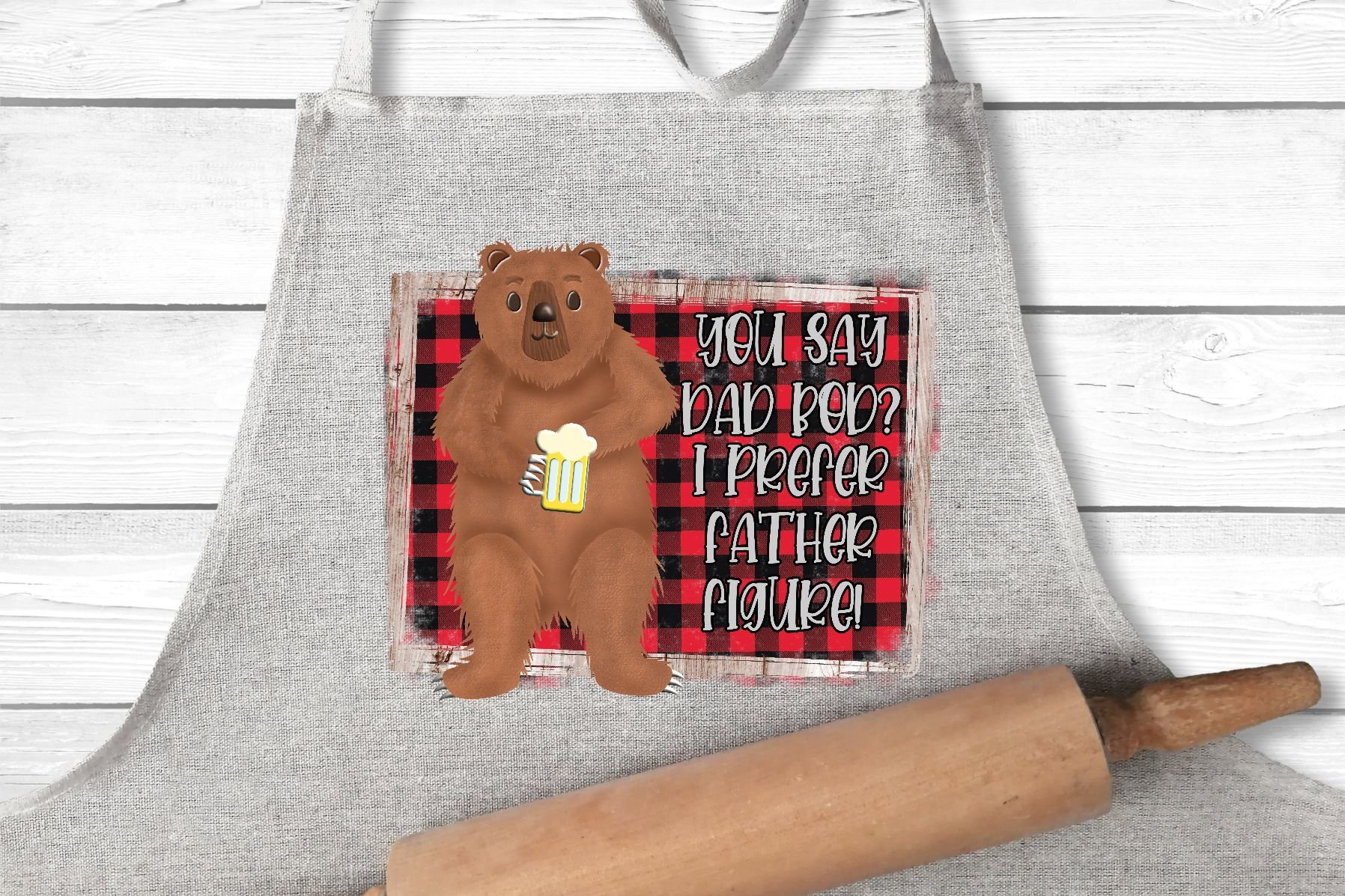 Dad Bod? I Prefer Father Figure Sublimation PNG (669689) | Sublimation ...