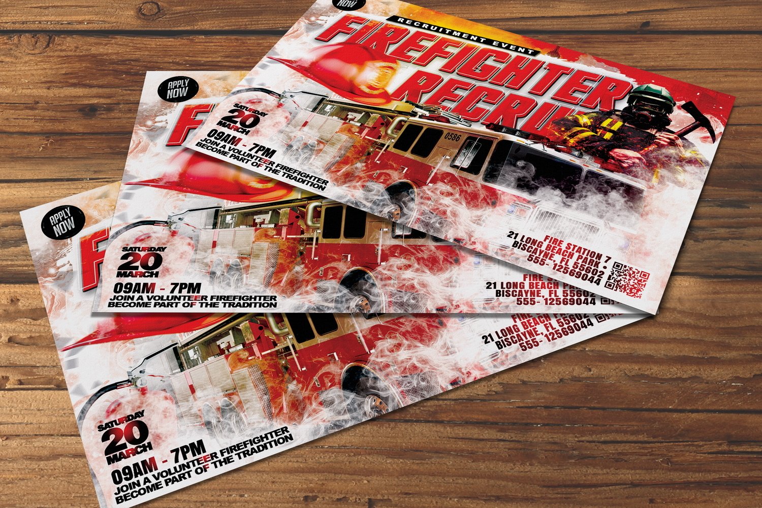 Fire Department Brochure Template