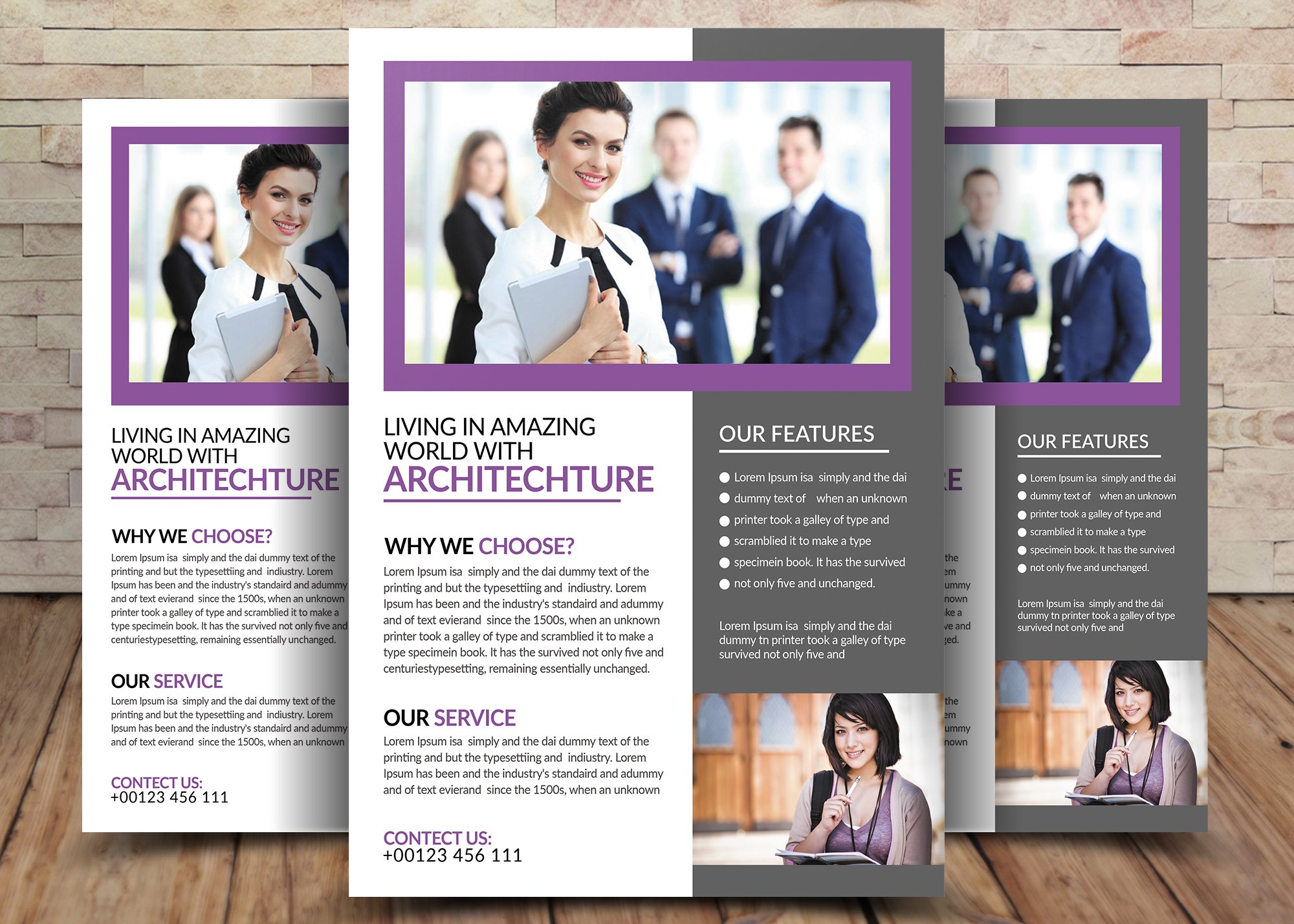 Architecture Flyer (54272) | Flyers | Design Bundles