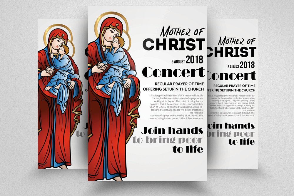 Jesus Church Flyer (156415) | Flyers | Design Bundles