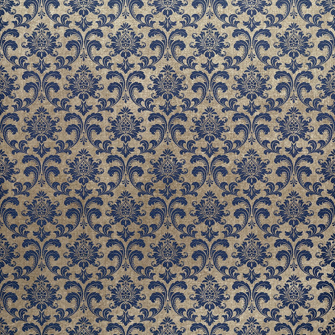 Wedding Navy Blue Canvas Digital Paper