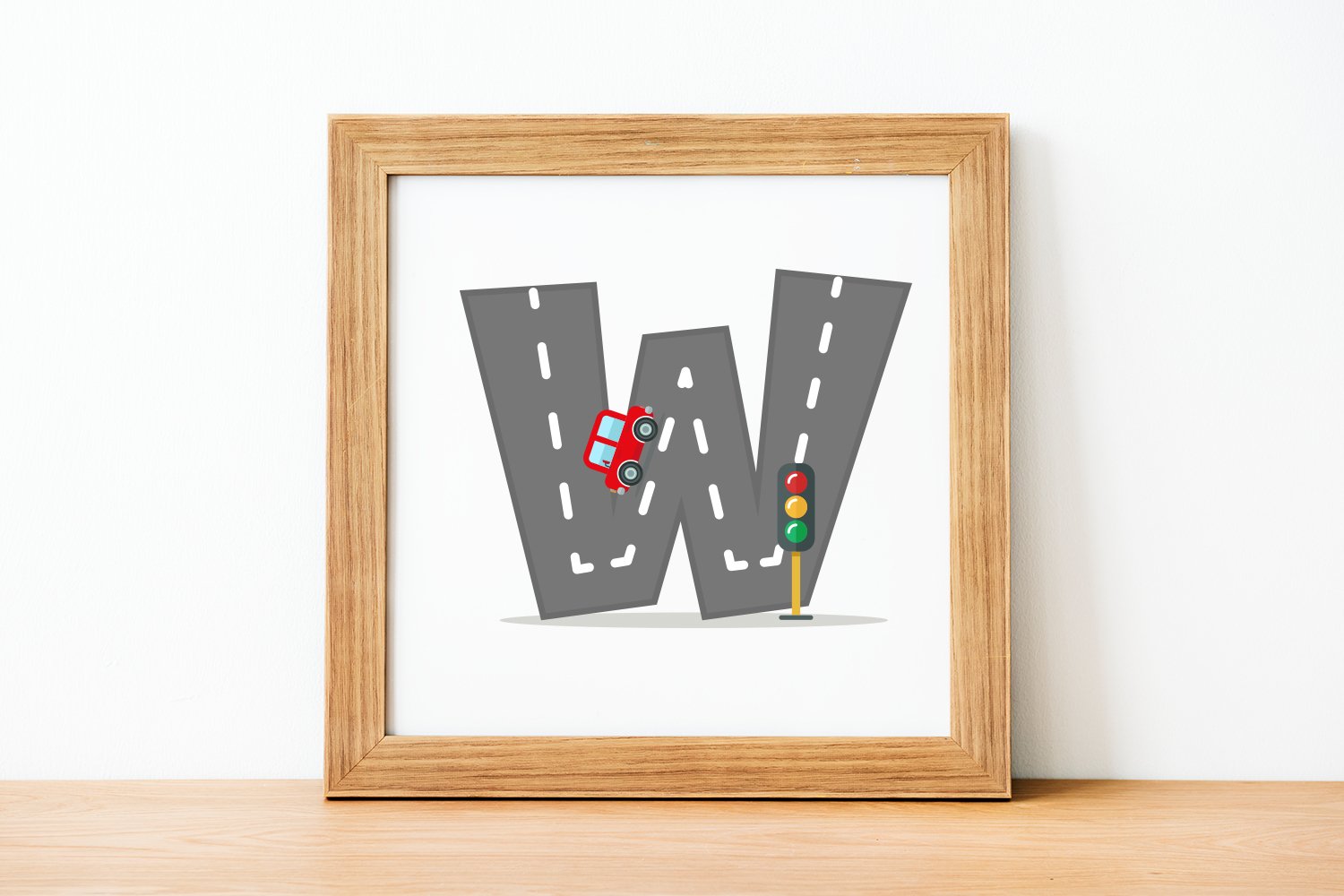 Roadway Alphabet Set