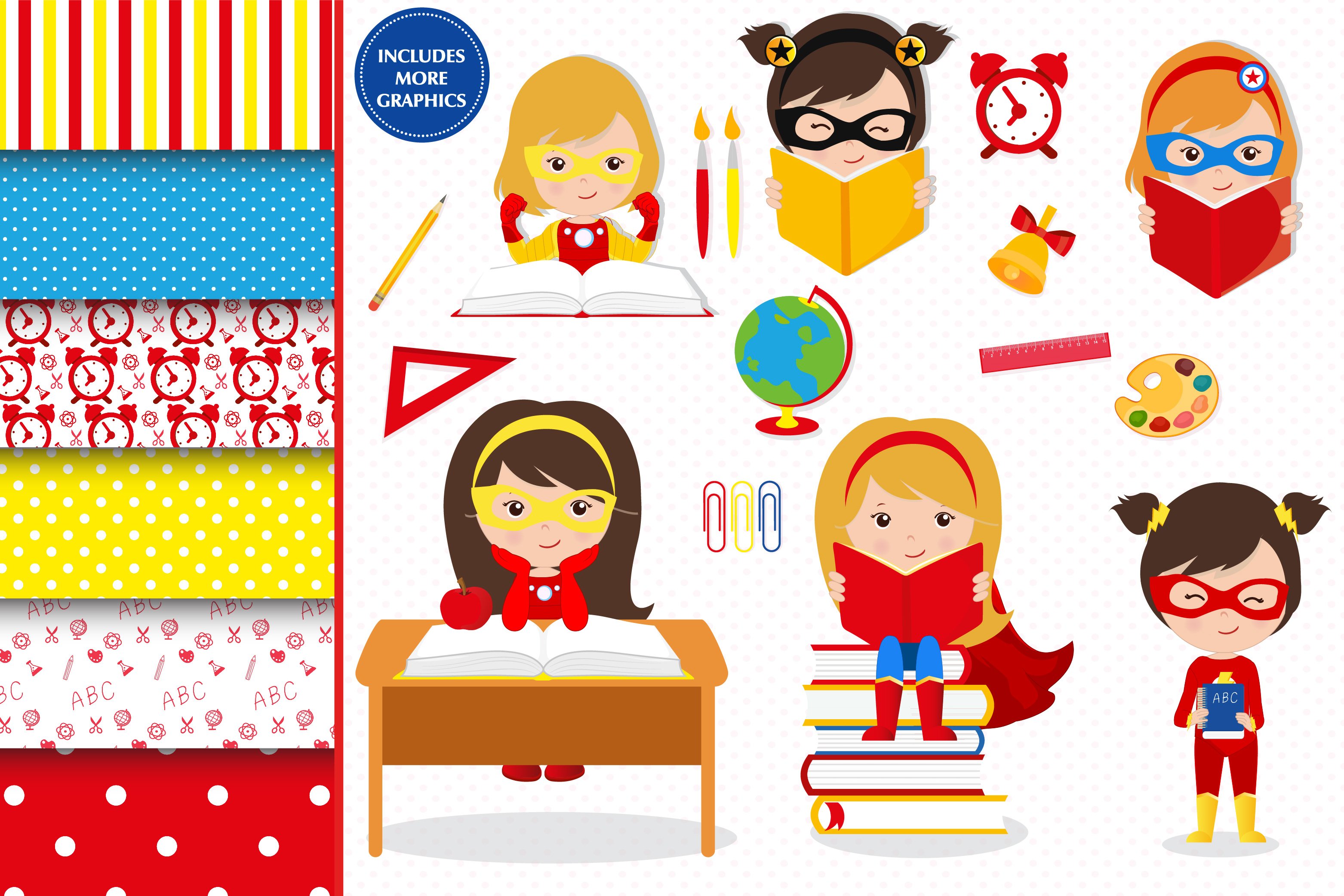 Superhero Clipart For Teachers