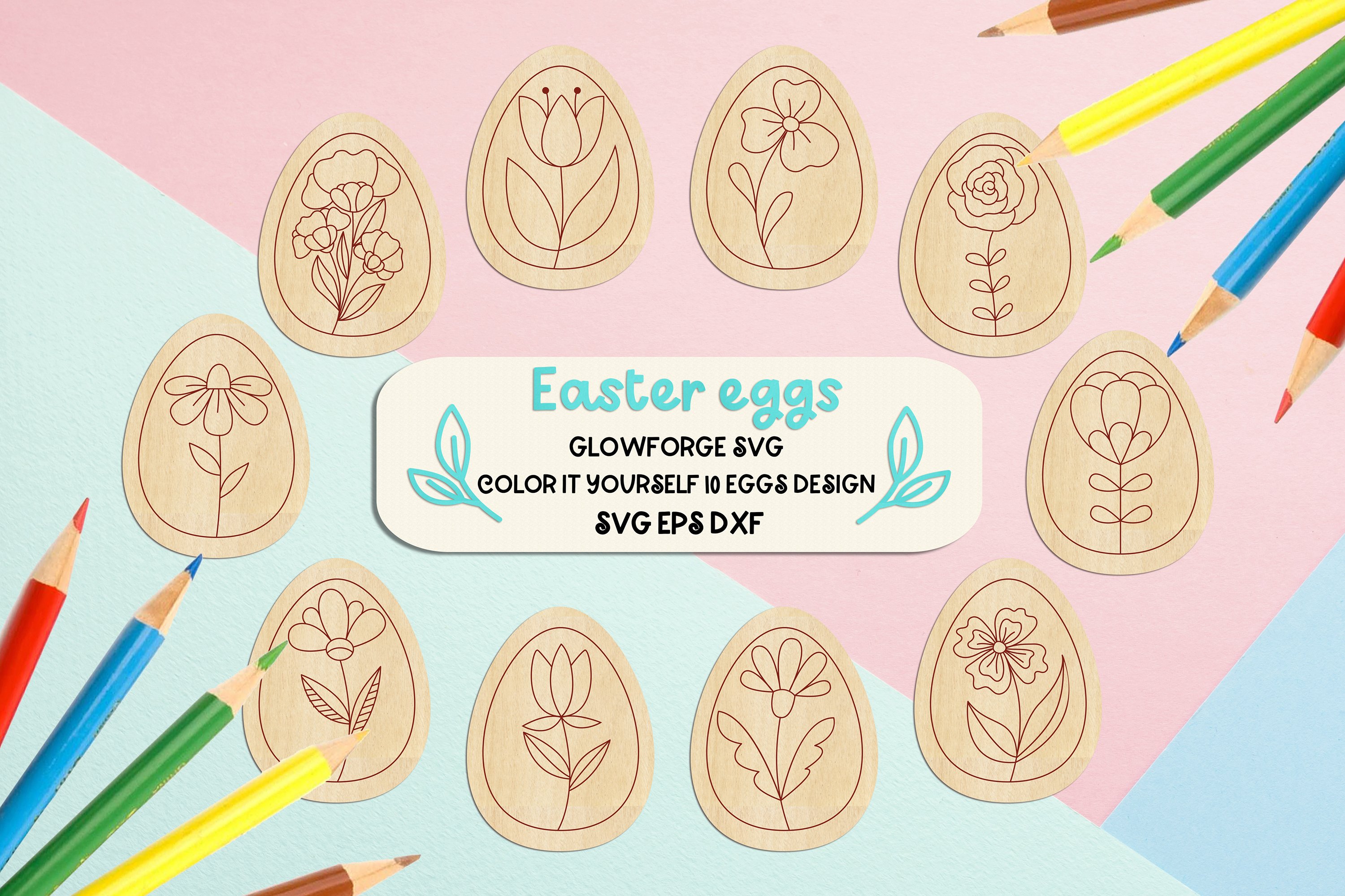 Easter painting ideas #282 Easter svg for glowforge EASTER DIY Paint ...