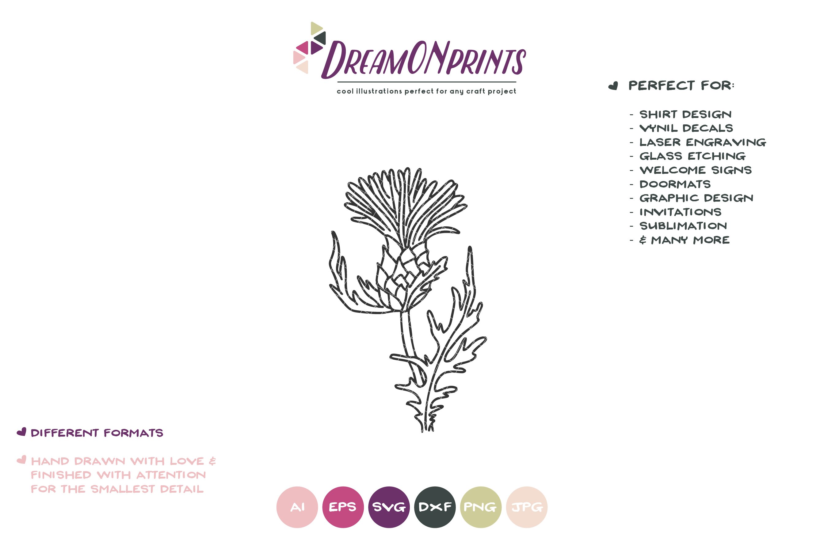 Thistle Svg