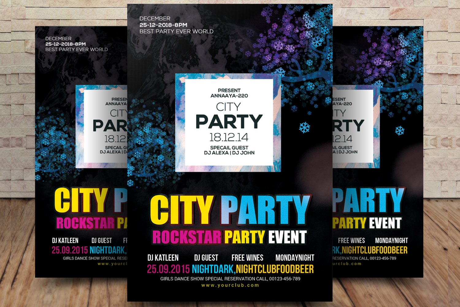 City Party Flyer (510501) | Flyers | Design Bundles