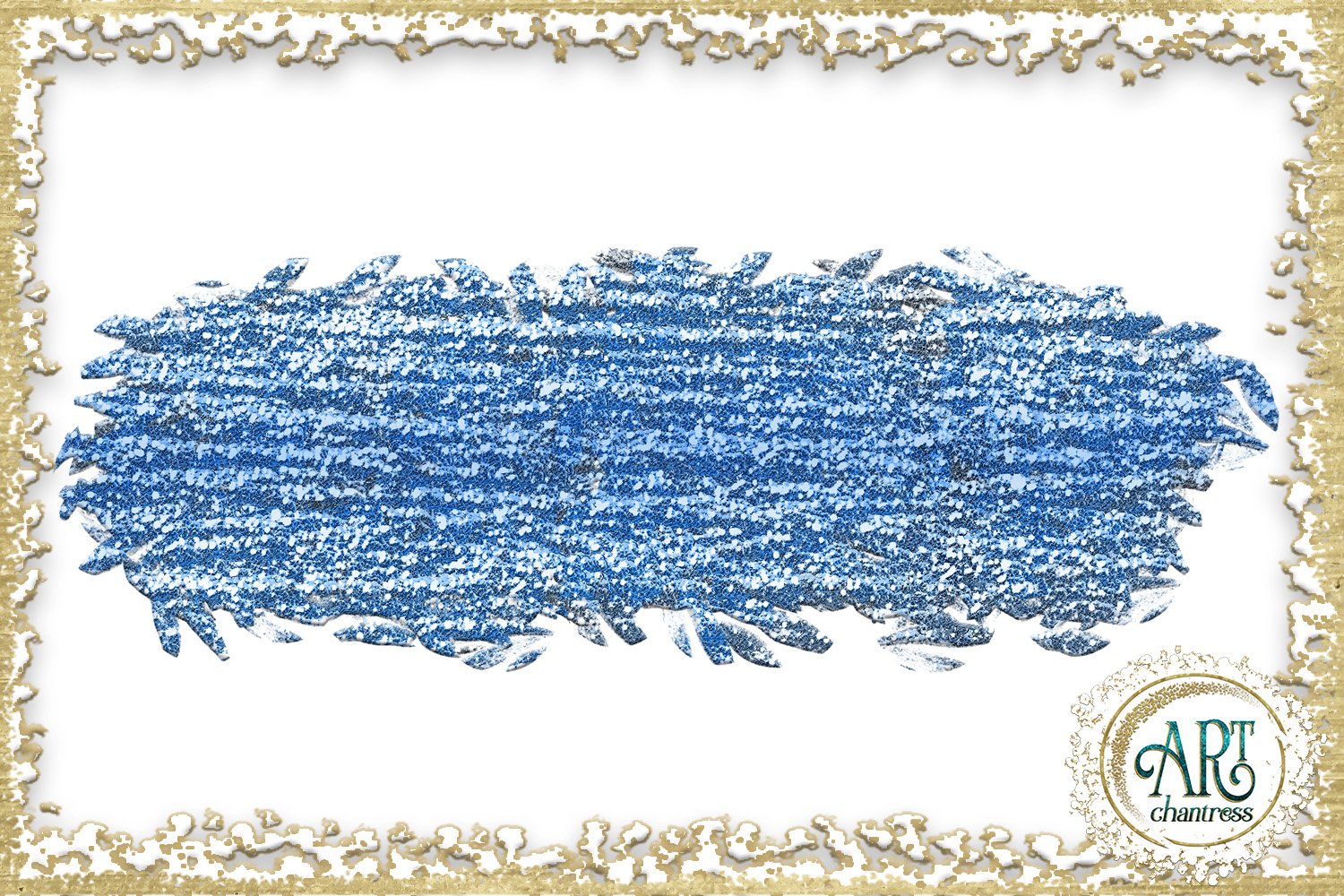 Blue Glitter Digital Clipart Brush Stroke - 24 of beautiful (103522 ...