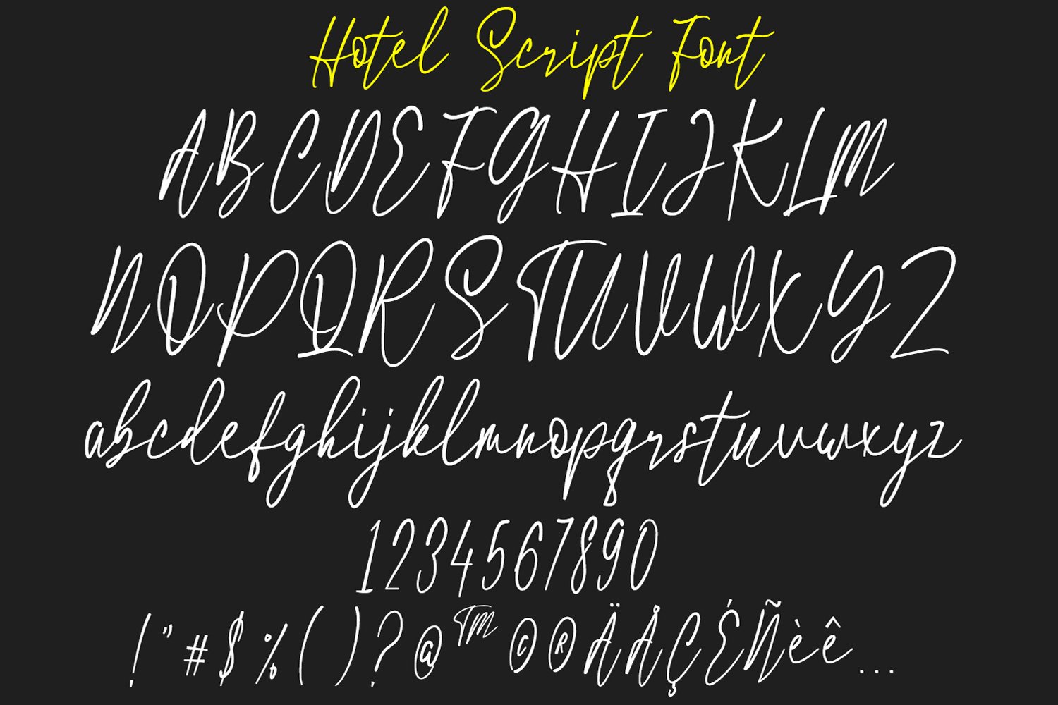 Hotel Script Font (612715) | Handwritten | Font Bundles
