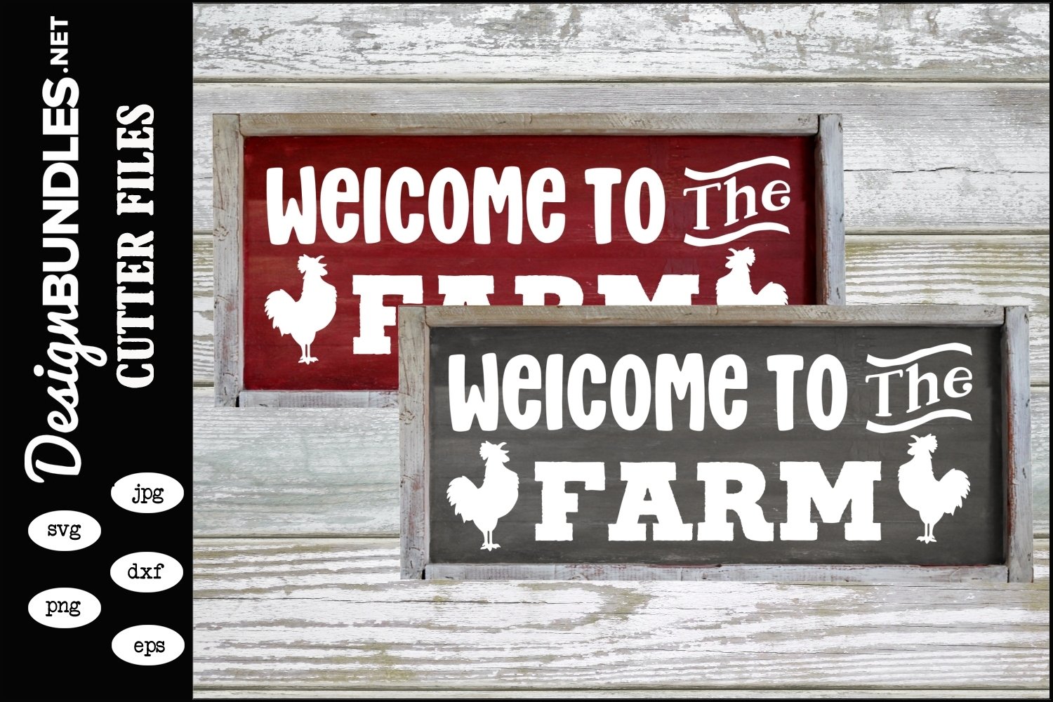 Welcome To The Farm SVG