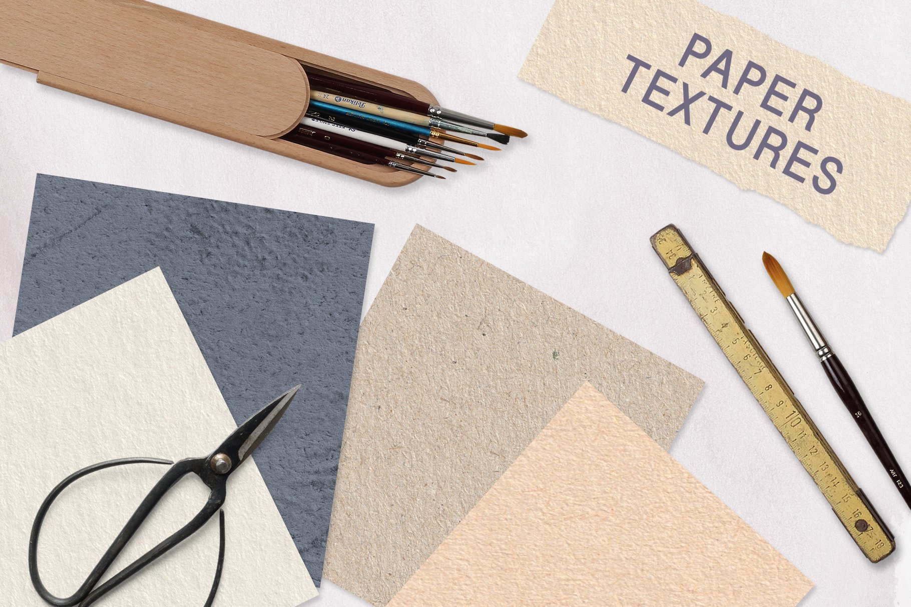 Seamless Textures & Patterns Bundle - Shabby Chic Design Kit (274482 ...