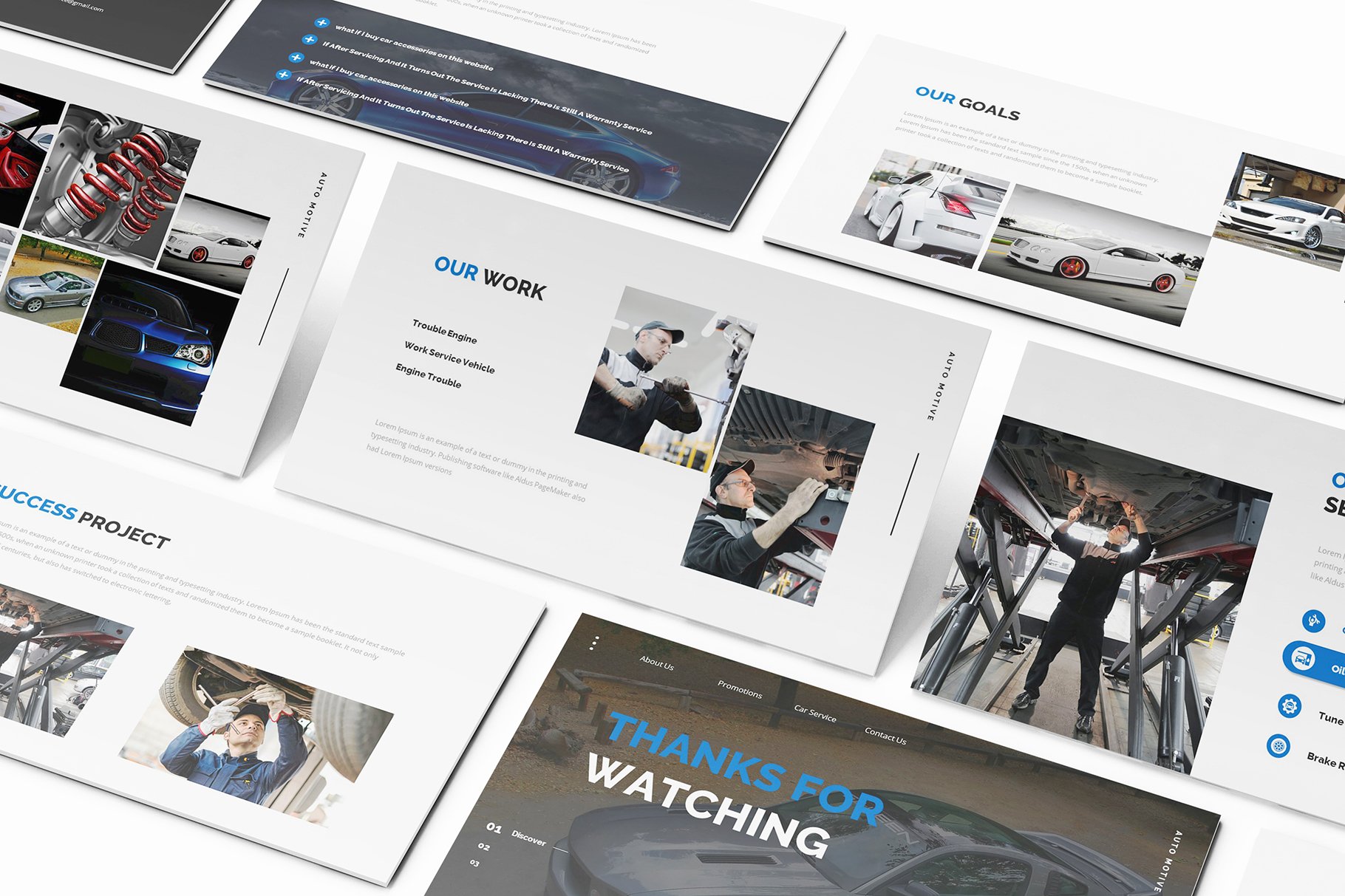Car Parts Store Google Slides (531734) | Presentation Templates ...