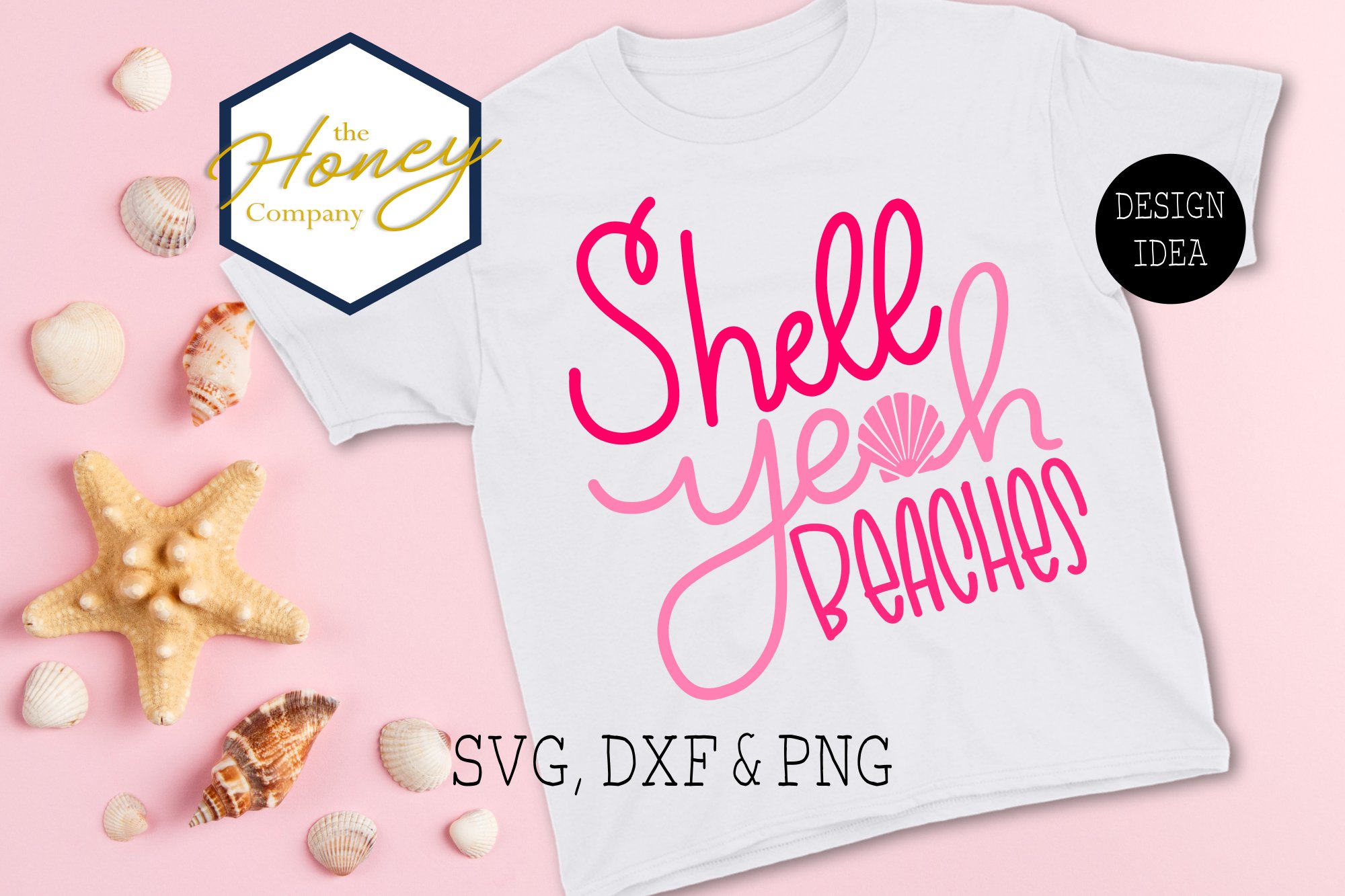 Shell Yeah Beaches SVG PNG DXF Summer Cut File Clipart (206035) | Cut ...
