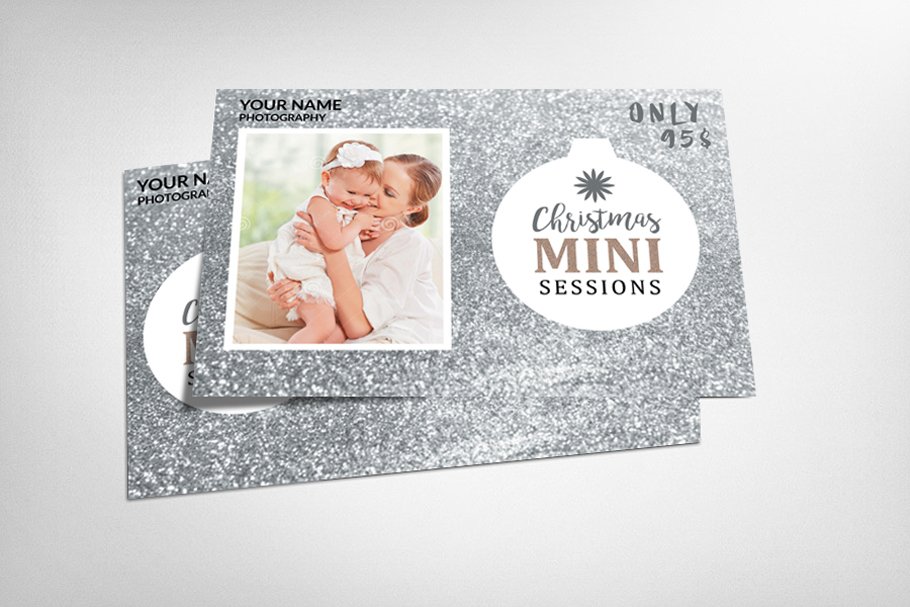 Christmas Mini Session Template (443067) | Printables | Design Bundles