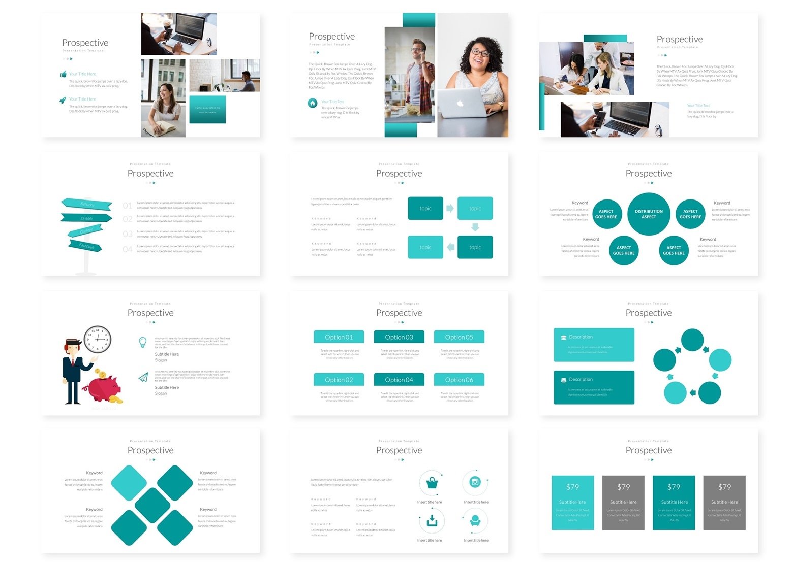 Prospective - Google Slides Template (338692) | Presentation Templates ...