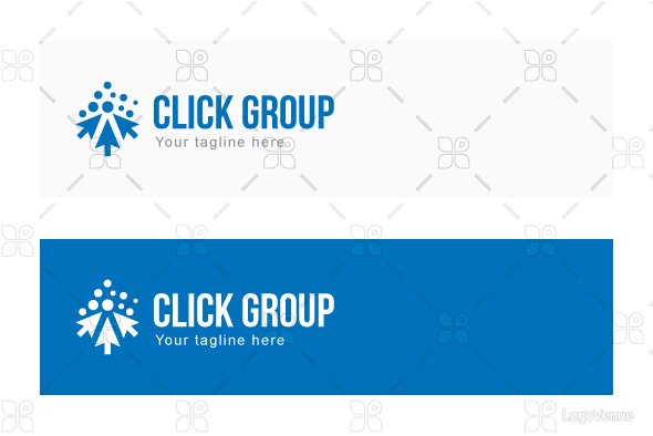 Click Group - Online Community Logo Template (26161) | Logos | Design ...