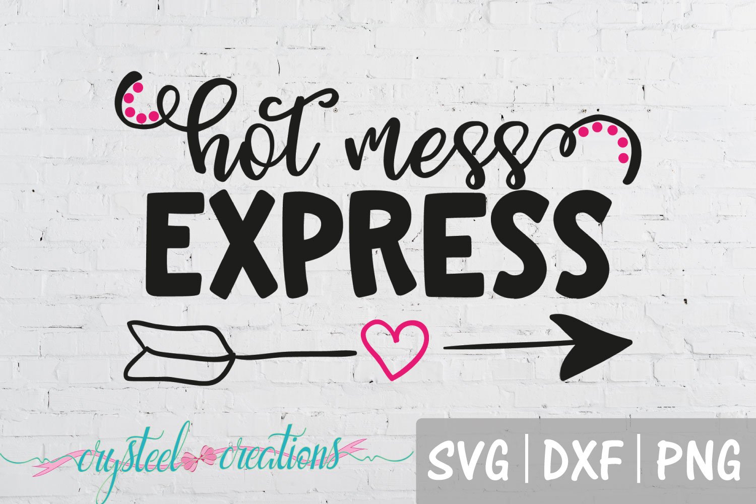 Hot mess express SVG, DXF, PNG (522496) | Cut Files | Design Bundles