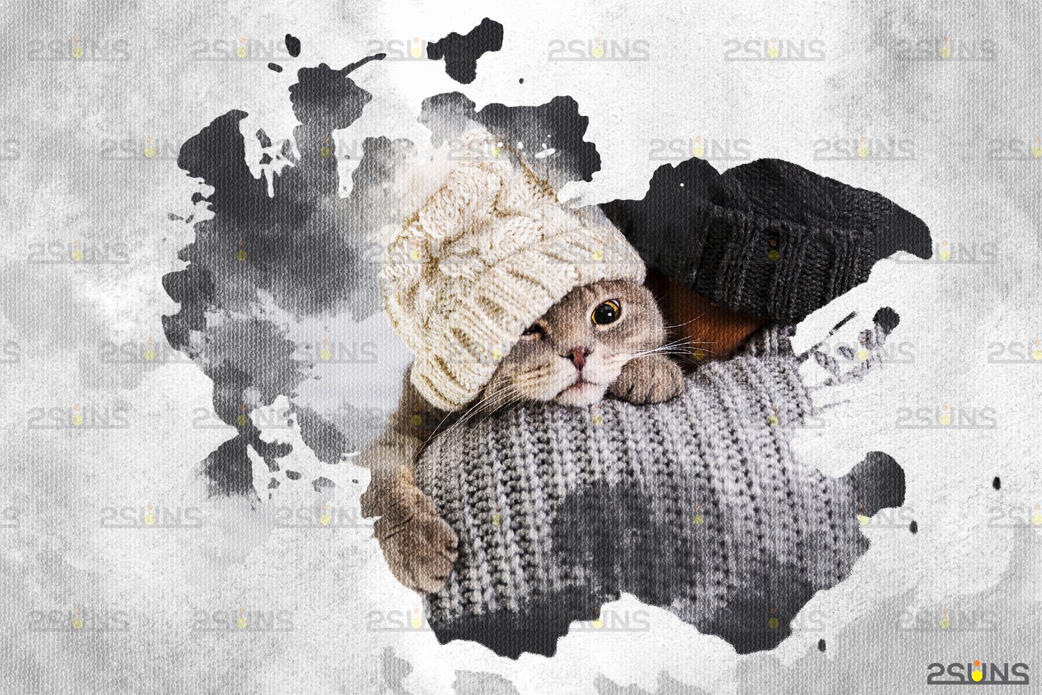 Watercolor masks, photo overlay, photoshop overlays (669244) | Actions ...