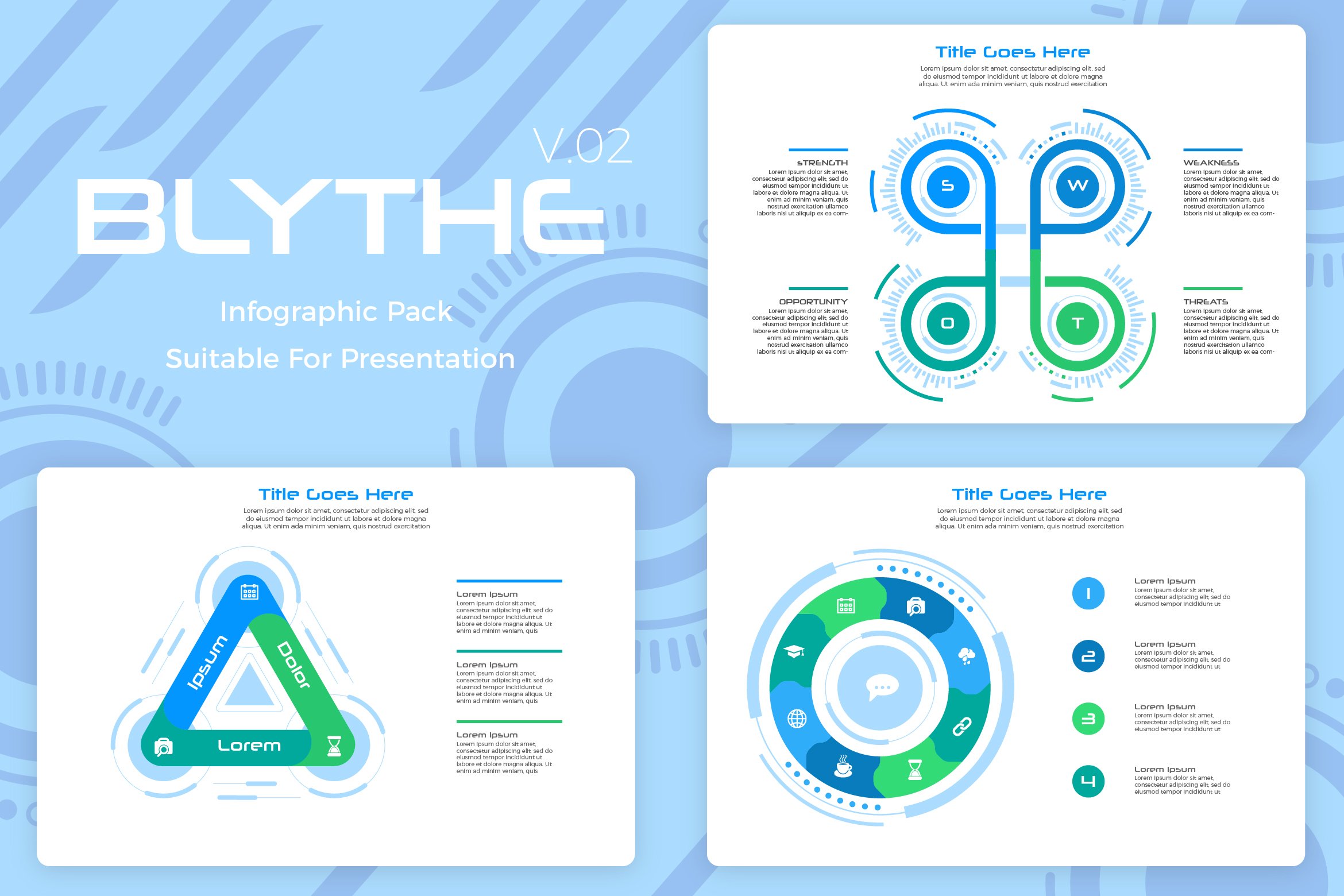 Blythe V2 - Infographic (320525) | Customizable Templates | Design Bundles