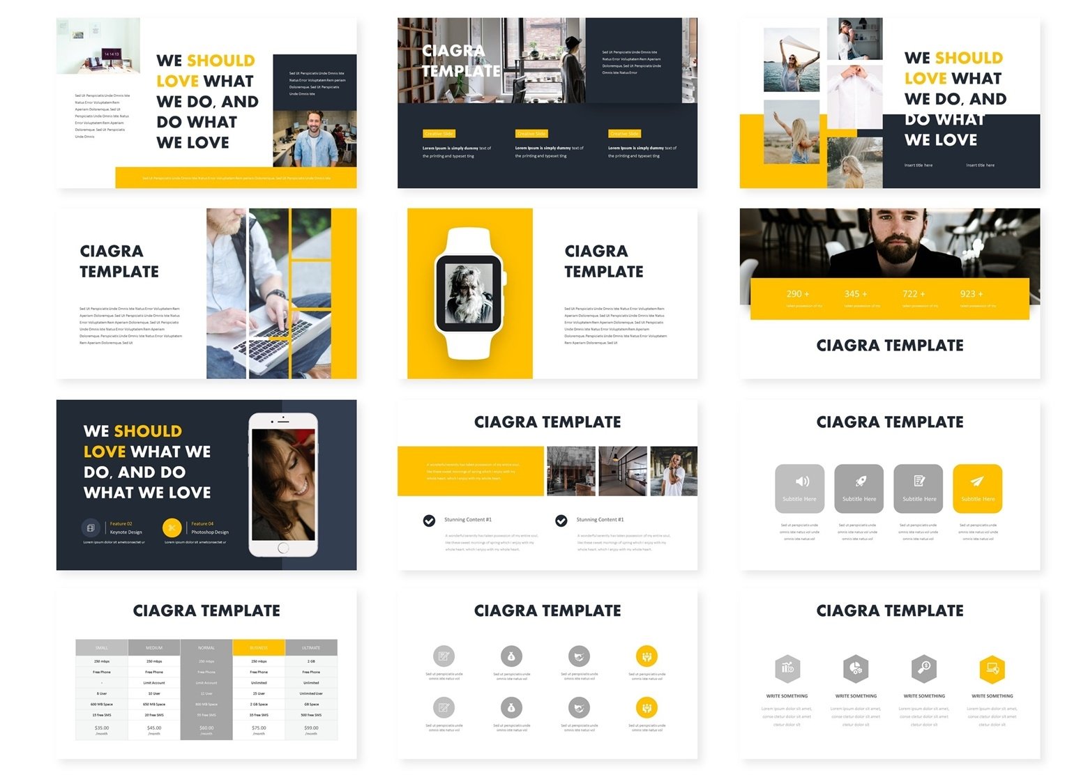 Ciagra - Powerpoint Template (341055) | Presentation Templates | Design ...