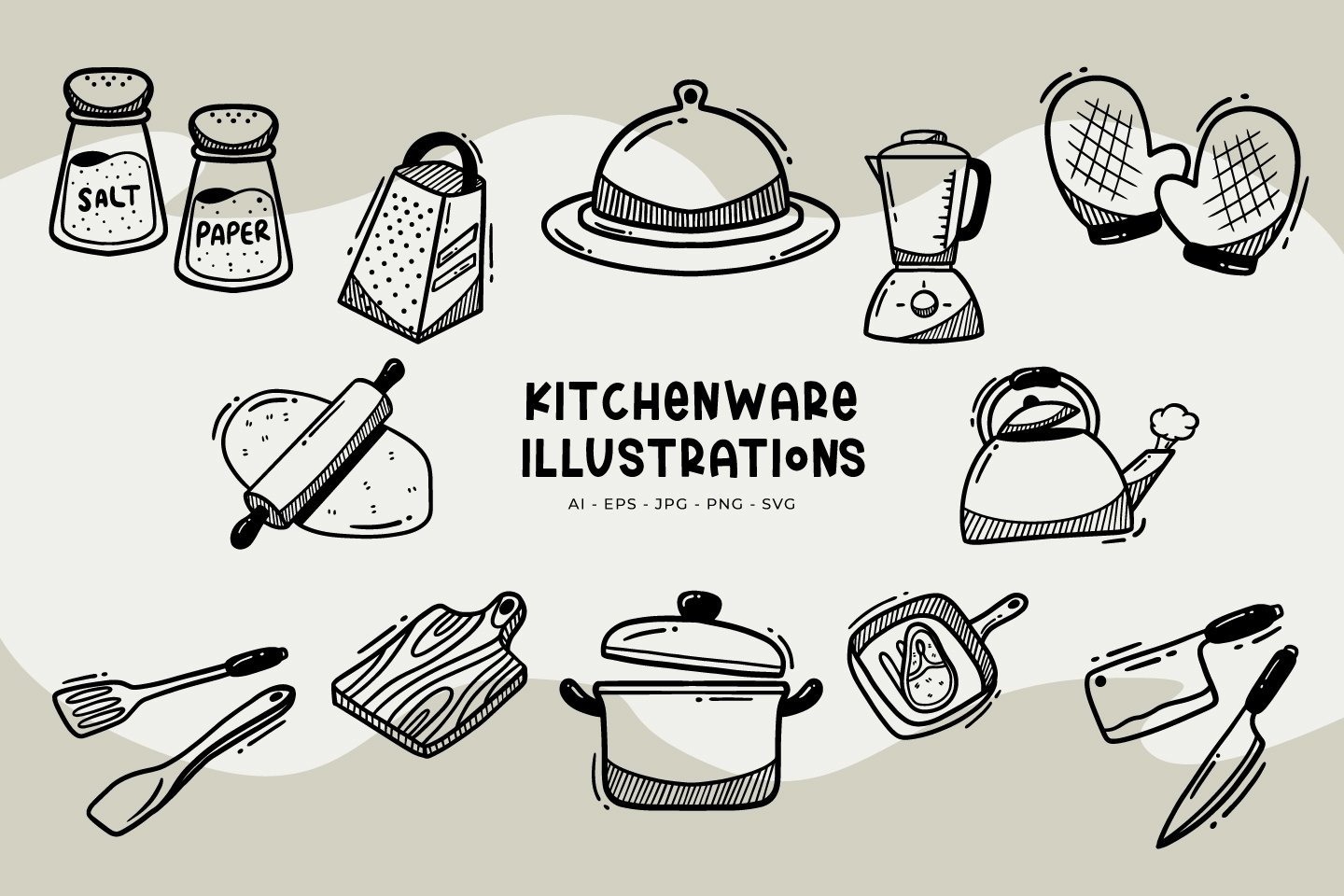 Kitchenware Illustrations