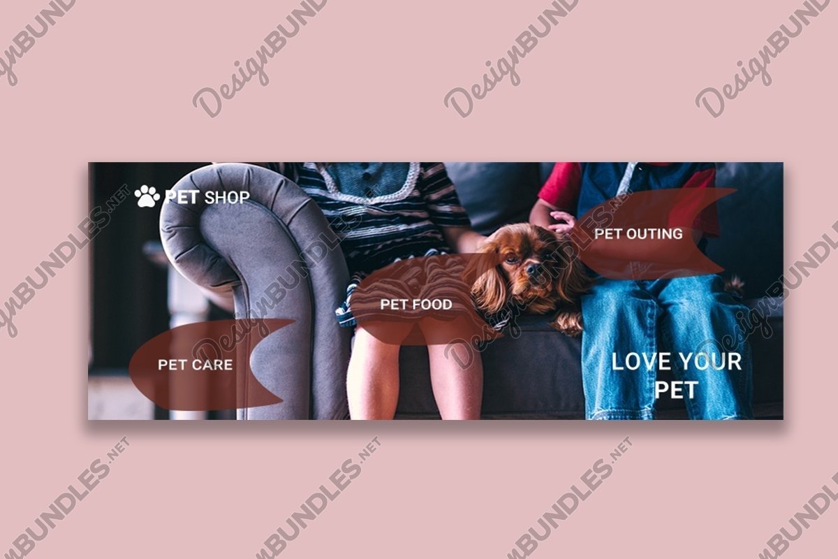 Facebook Pet shop Cover (1115678) | Animals | Design Bundles