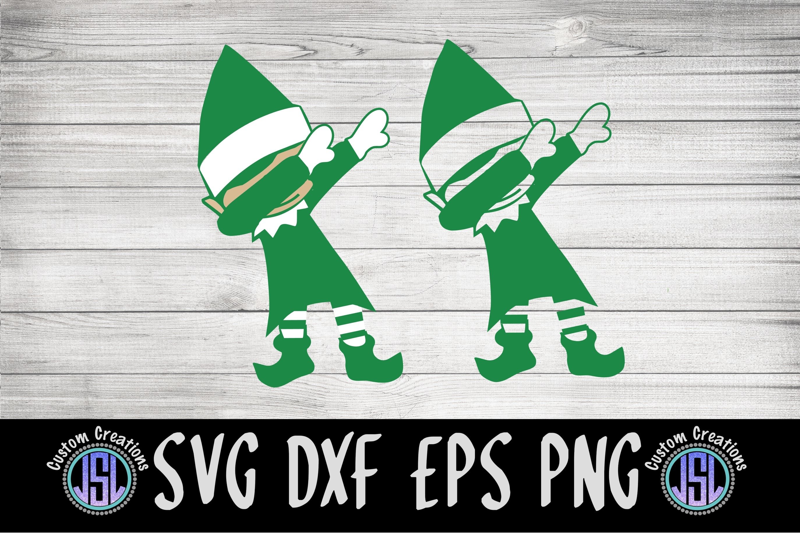 Dabbing Elf Set of 2 Bundle | Christmas | SVG DXF EPS PNG (126643 ...