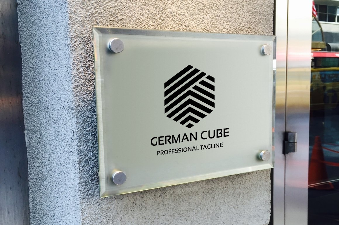 German Cube Logo (660855) | Logos | Design Bundles