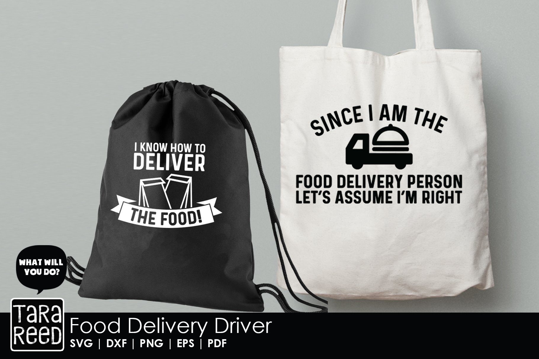 Food Delivery Driver - SVG and Cut Files for Crafters (1130349) | Cut ...