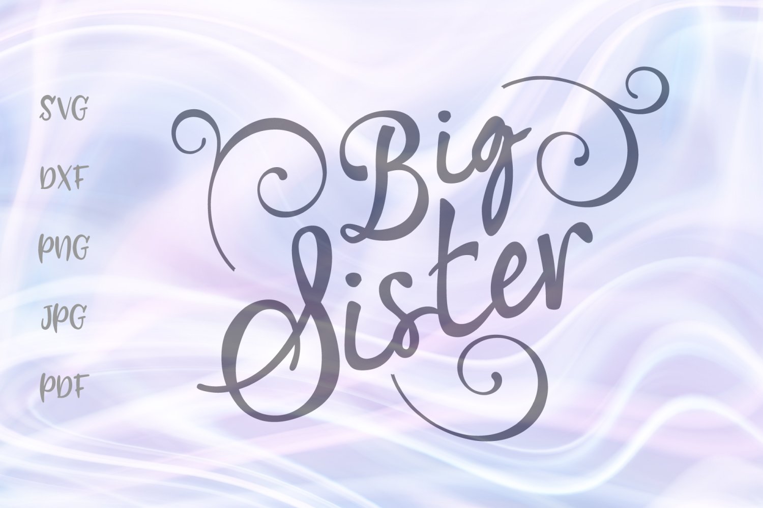 Big Sister Sign Promoted to Sis Siblings Family Cut File SVG (344295 ...