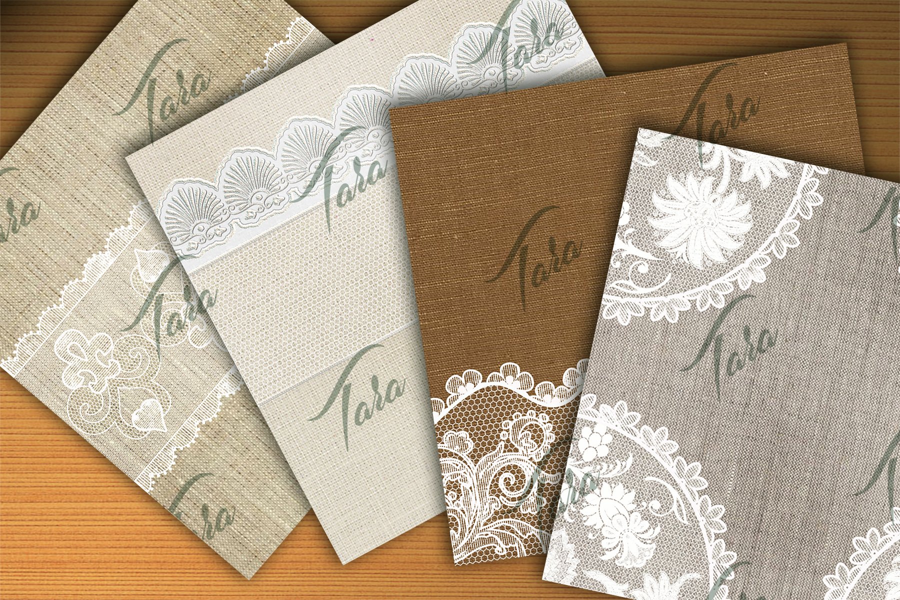 Lace & Linen (554462) | Textures | Design Bundles