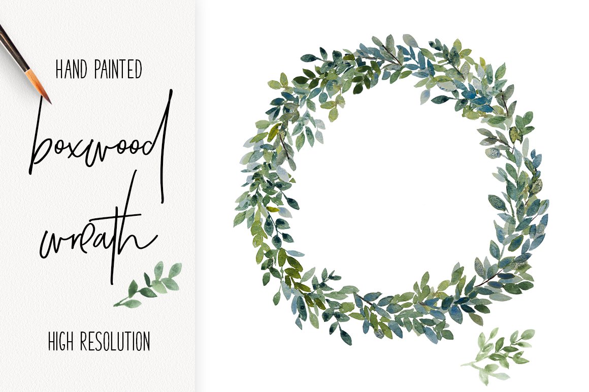 Boxwood Wreath Clip Art How I Made A Paper Boxwood Wreath In My Own