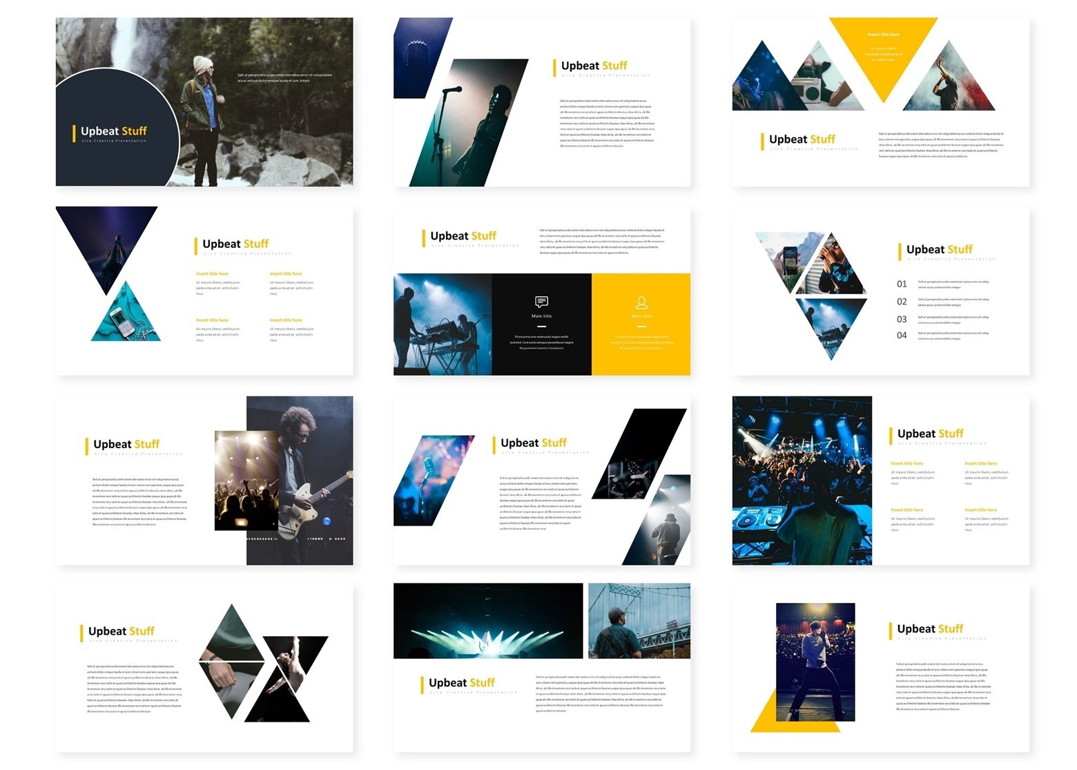 Upbeat - Powerpoint Template (328217) | Presentation Templates | Design ...