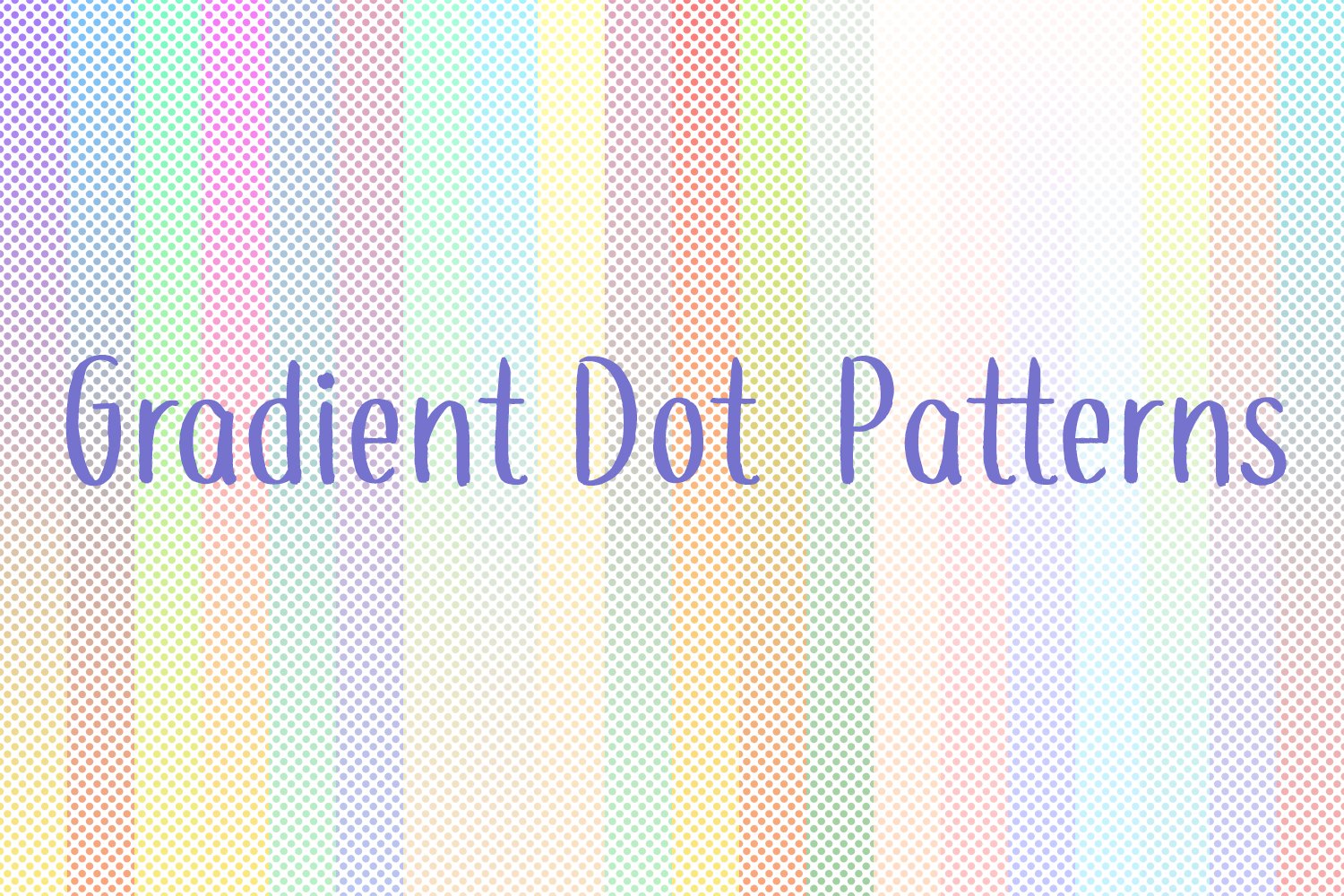 60 Gradient Dot Patterns (21757) | Backgrounds | Design Bundles