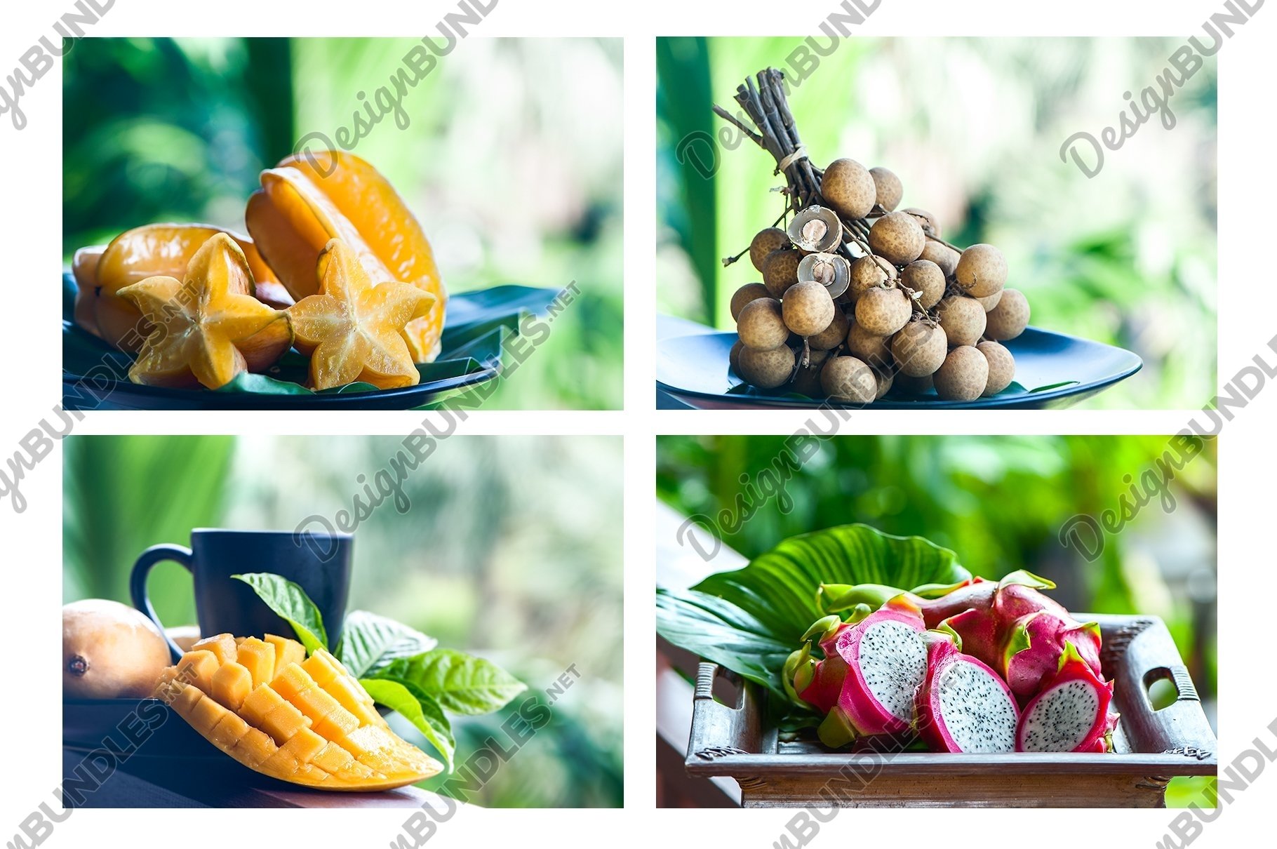 Tropical Fruits Bundle 26JPG (806850) | Food and Drink | Design Bundles