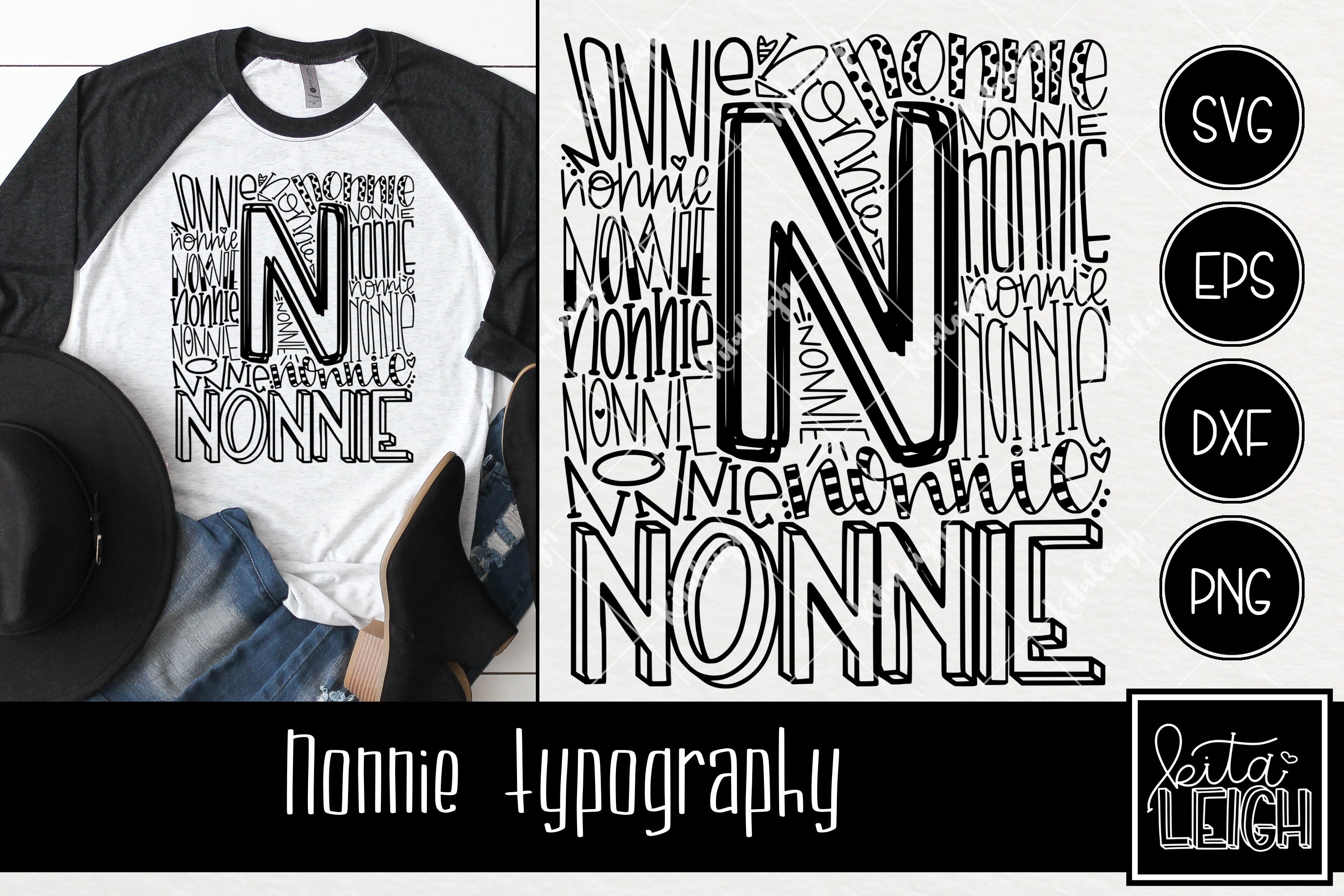 Nonnie Typography (256958) | Hand Lettered | Design Bundles