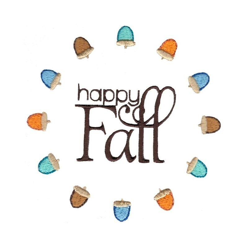 Fall Sayings - 15 Machine Embroidery Designs (319884) | Designs ...