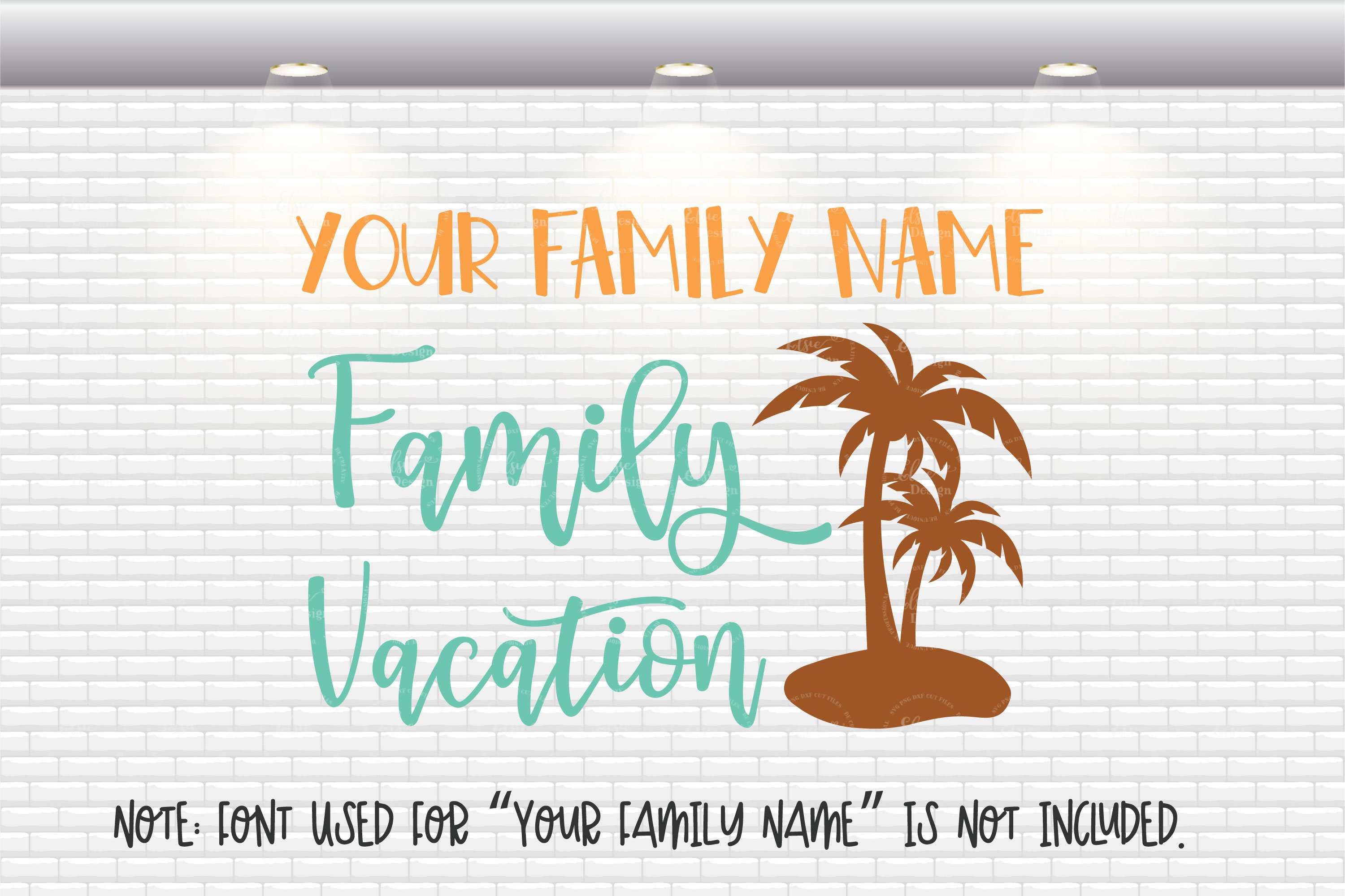 Family Vacation - Family Name/ Family Monogram SVG Cut Files (732436 ...