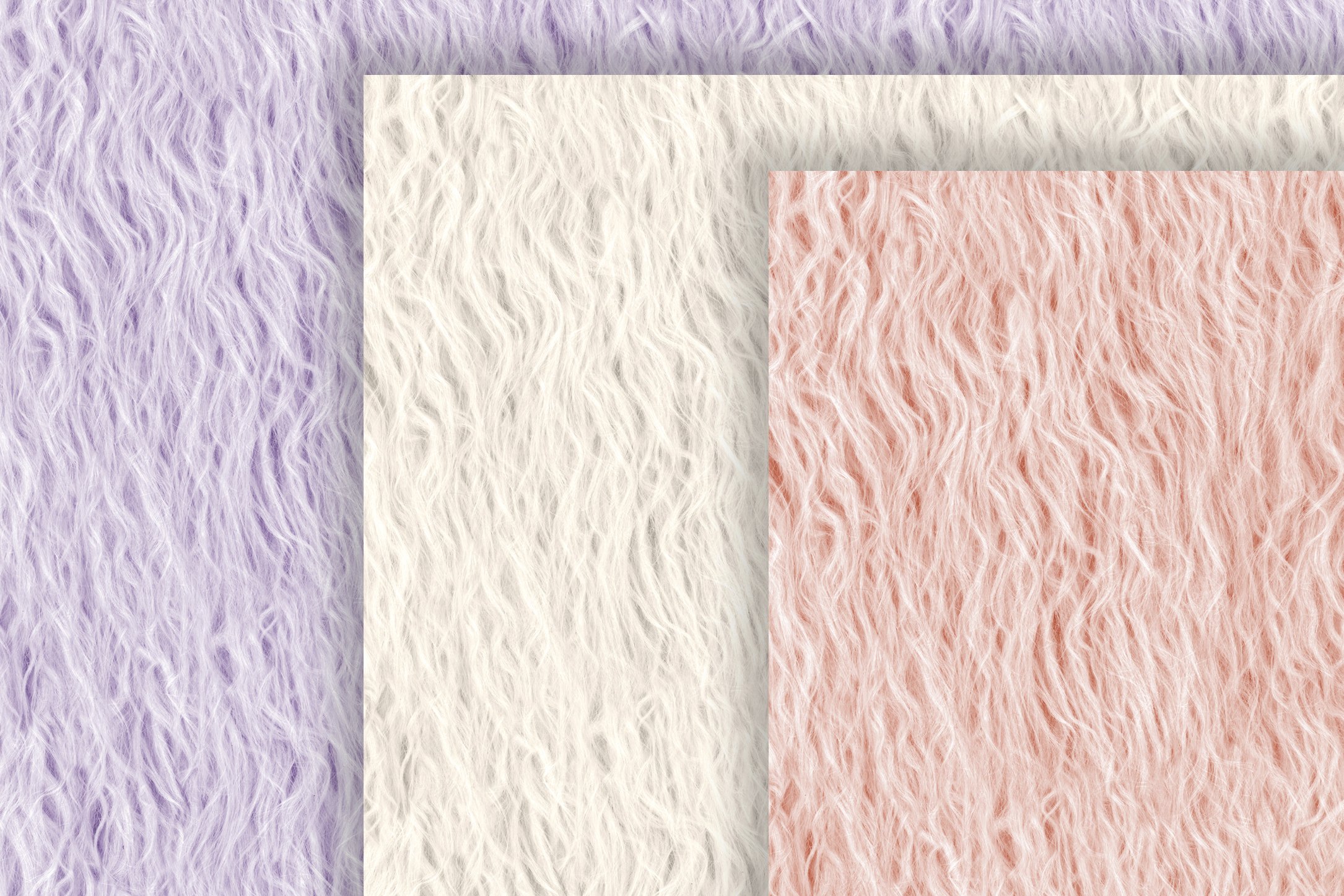 Fur Seamless Backgrounds, Pastel Colors Fur Digital Paper (519138 ...