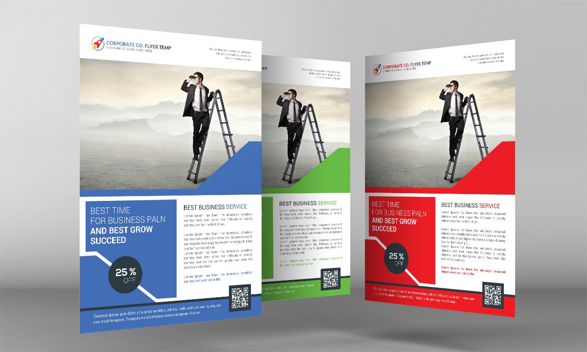 Business Promotion Flyer Template (376123) | Flyers | Design Bundles