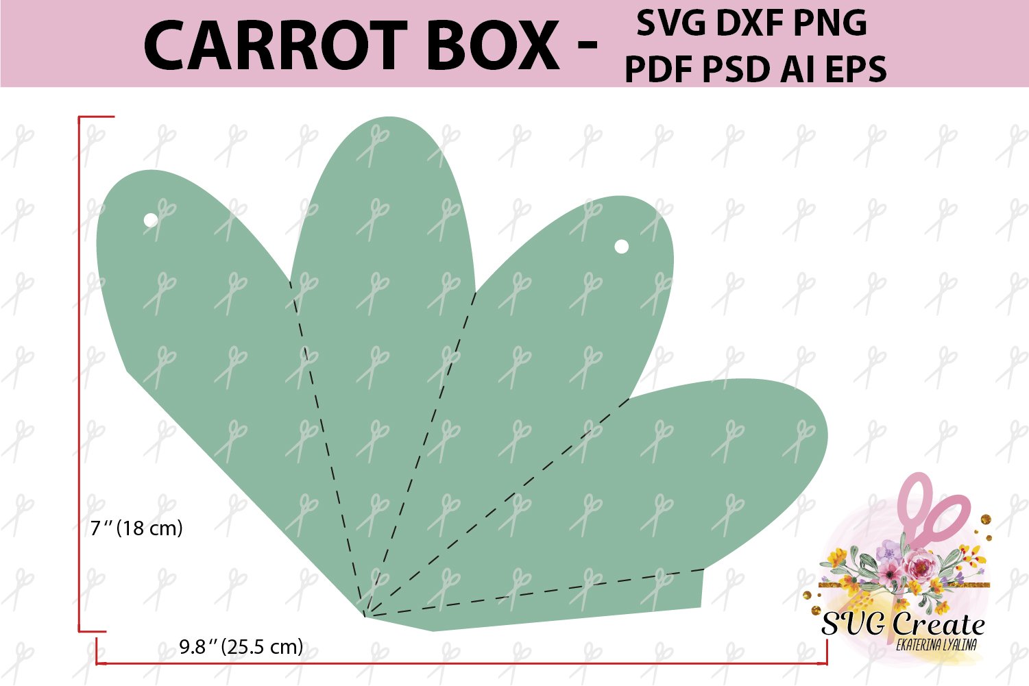 Carrot box template, carrot box pdf, carrot favor box (433201) | Paper ...