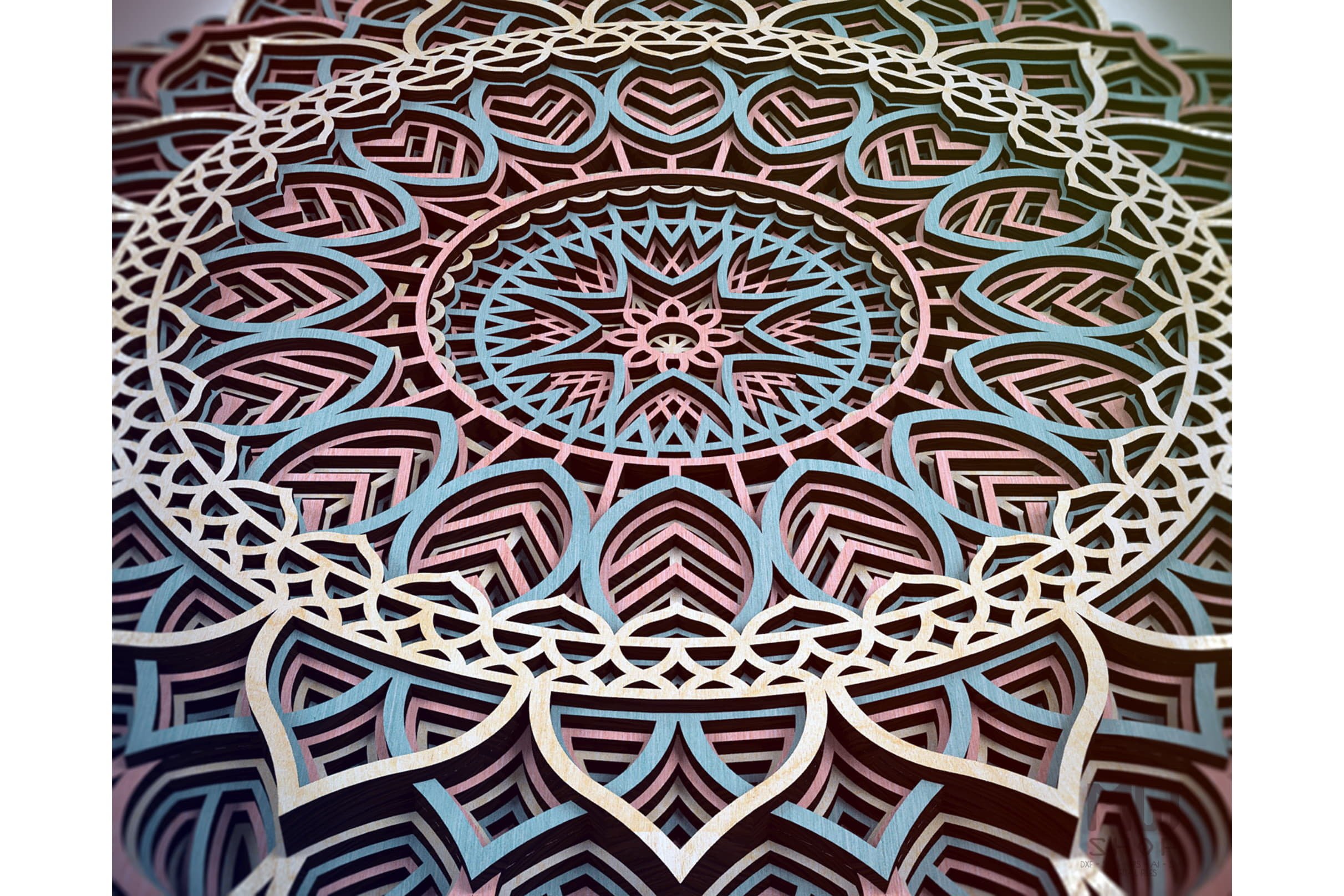 M17 - Multilayer Mandala Pattern for cutting machines (578825) | Laser ...