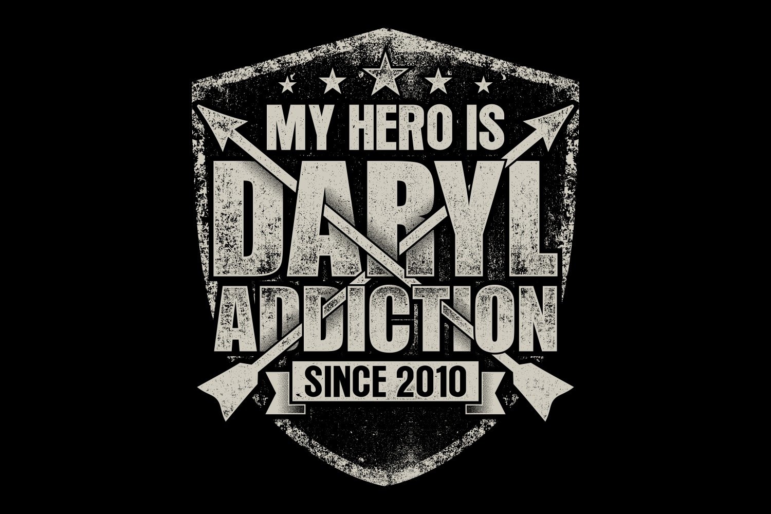 Typography Design My Hero Is Daryl (156670) | Illustrations | Design ...