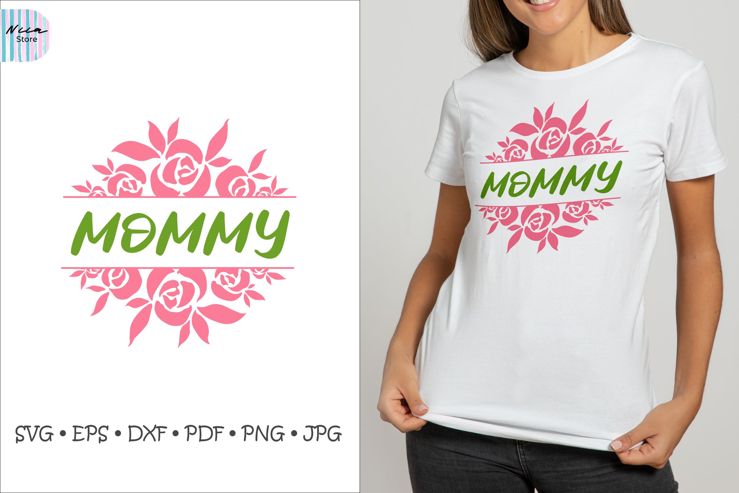 Mommy SVG, Mommy Sublimation, Mothers Day SVG (1294078) | SVGs | Design ...