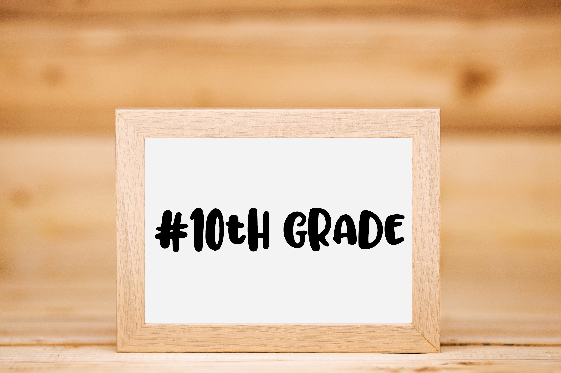 #10th Grade SVG Cut File - Back to School DXF EPS PNG JPG (299088 ...