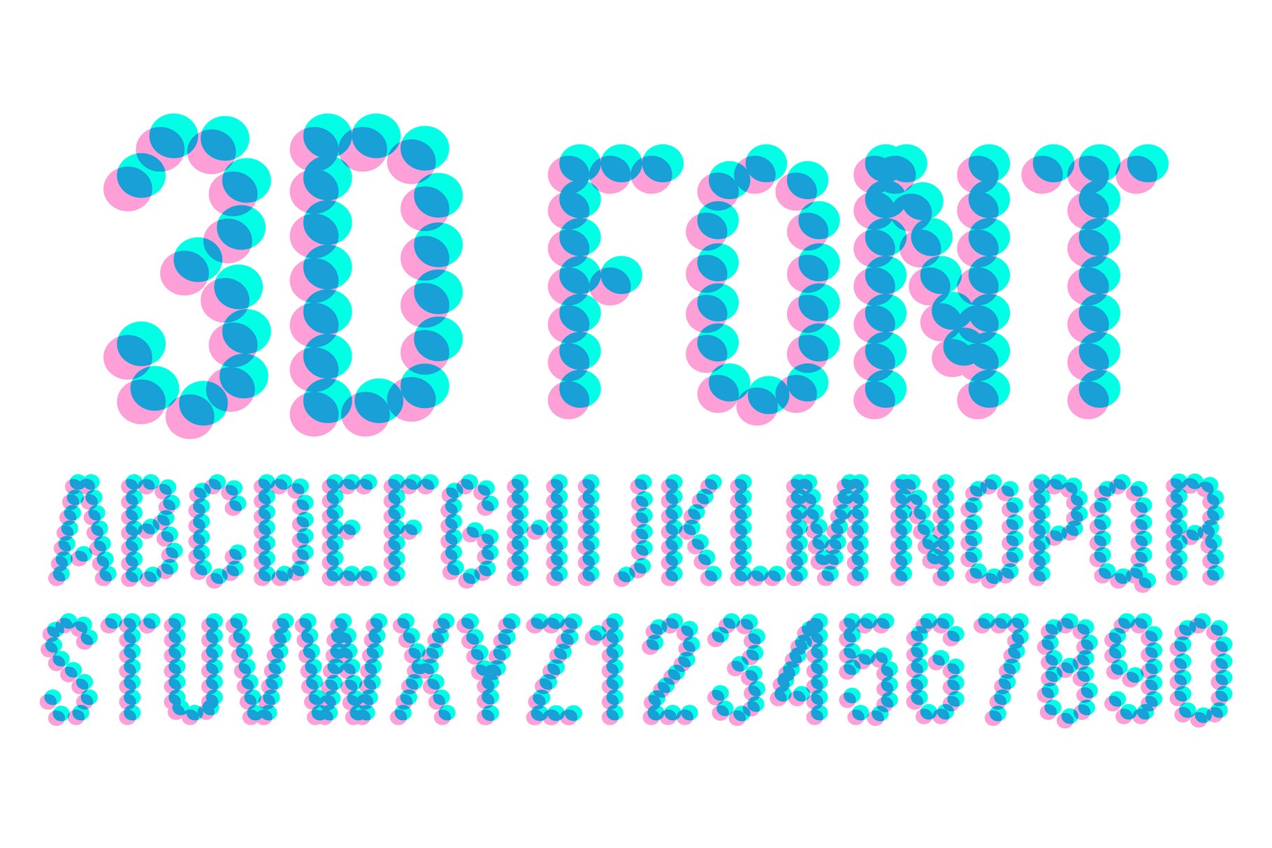 Futuristic 3d Fonts