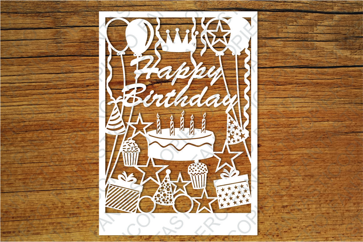 Svg Birthday Card Files